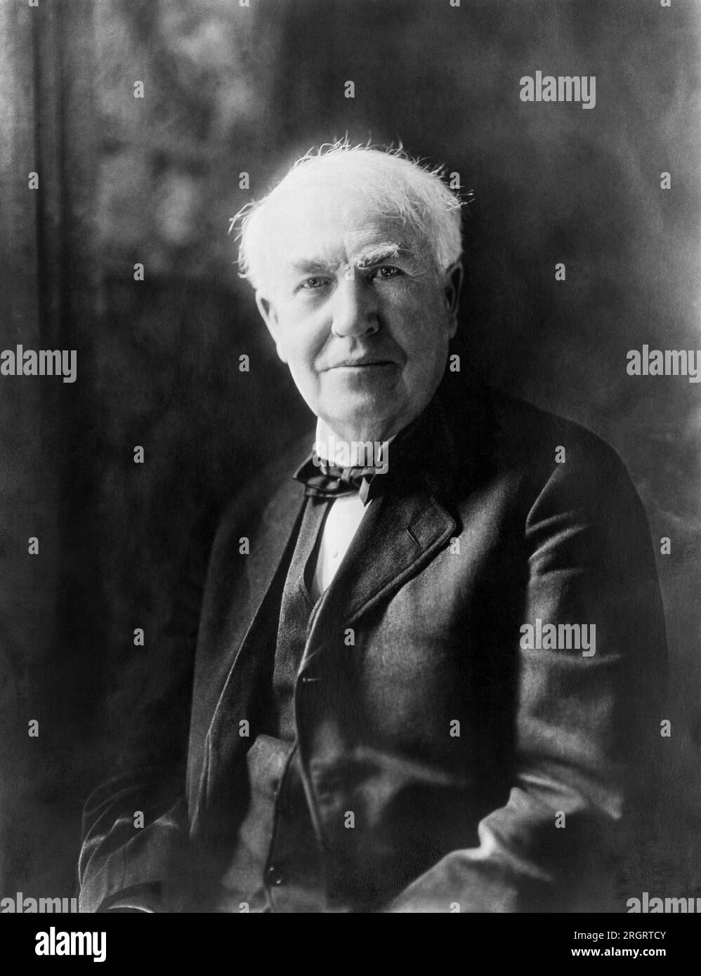 United States: c. 1922 Portrait of Thomas Edison, inventor Stock Photo ...