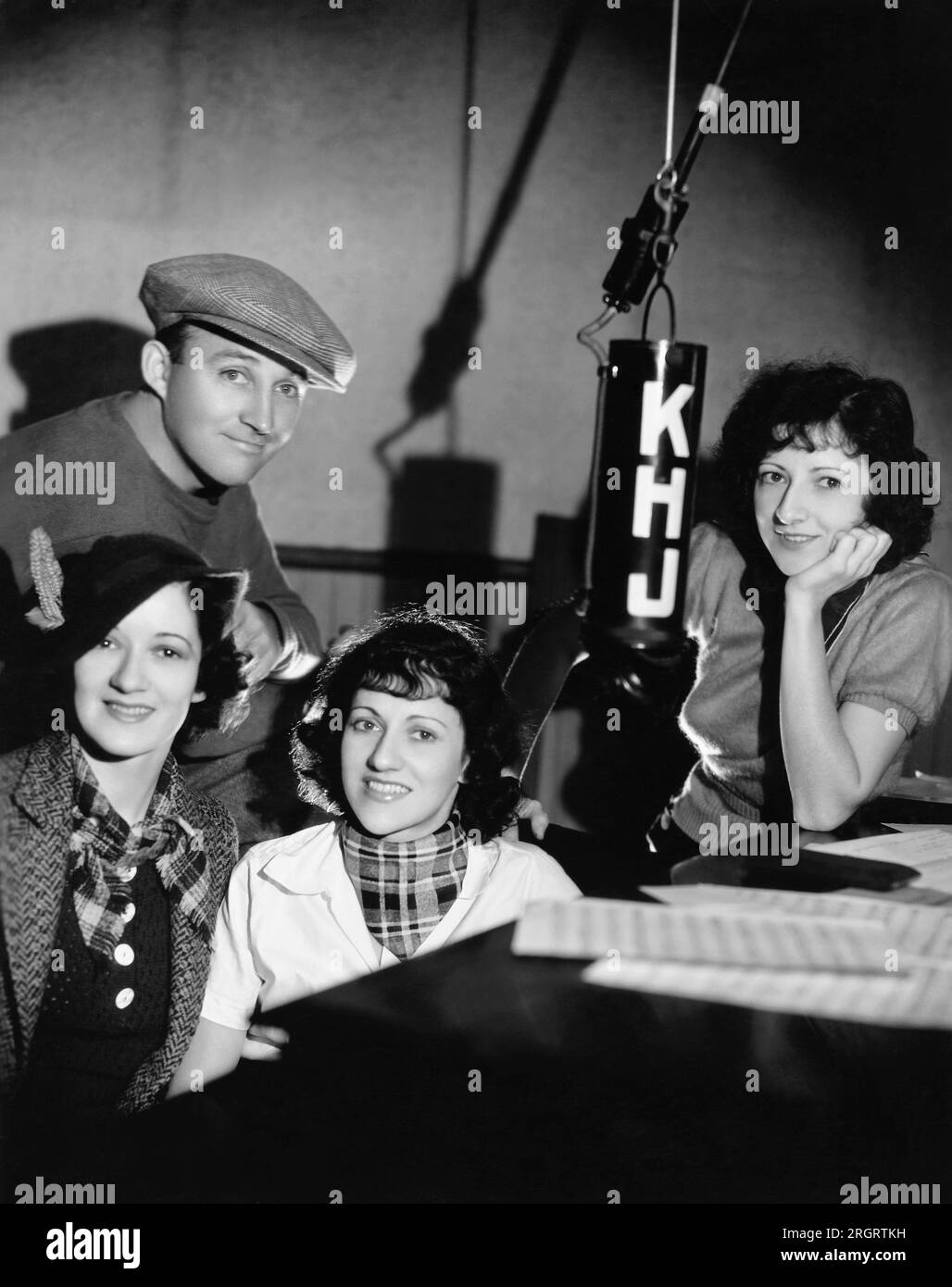 Hollywood, California: 1932 Bing Crosby and The Boswell Sisters at ...