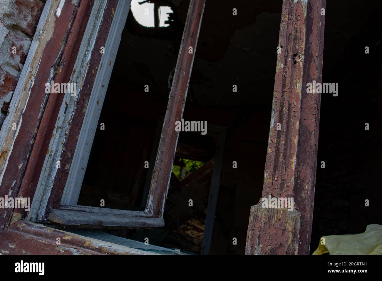 Broken window house shadow glass hi-res stock photography and images ...