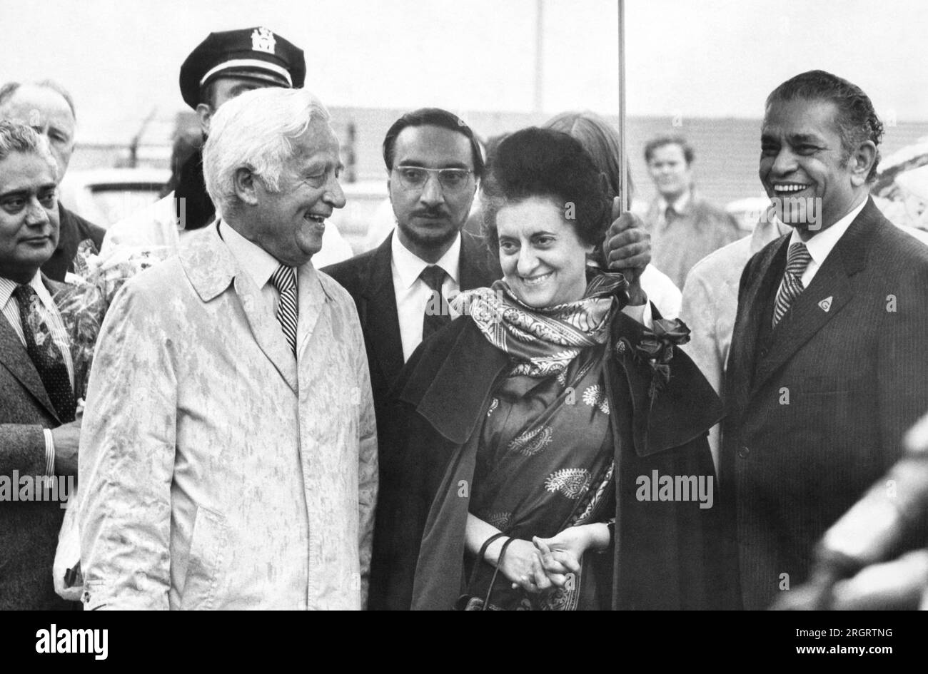 New York, New York: November 3, 1961 India Prime Minister Indira Gandhi ...