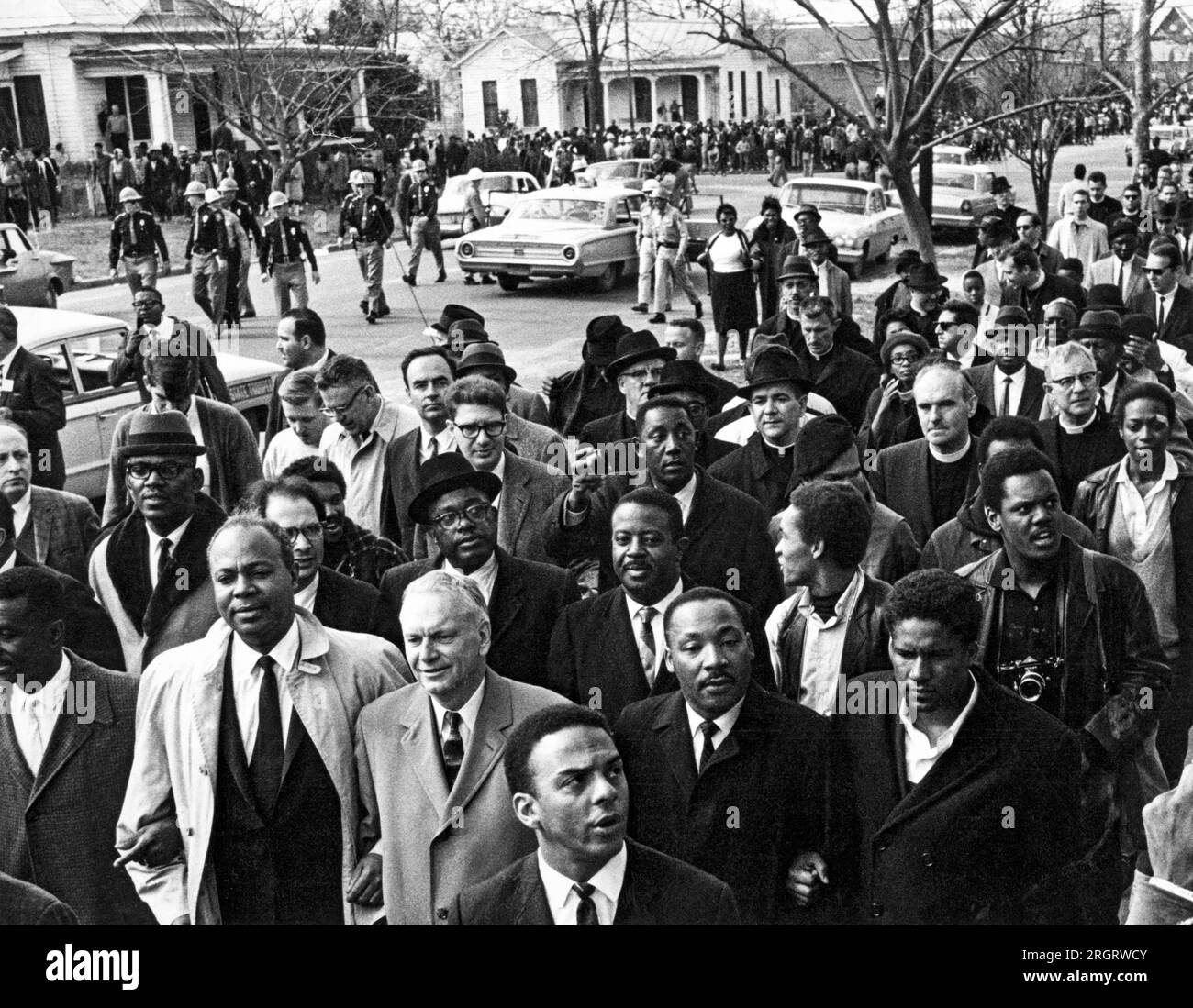 Selma, Alabama: March 9, 1965 Dr. Martin Luther KIng, second from right ...