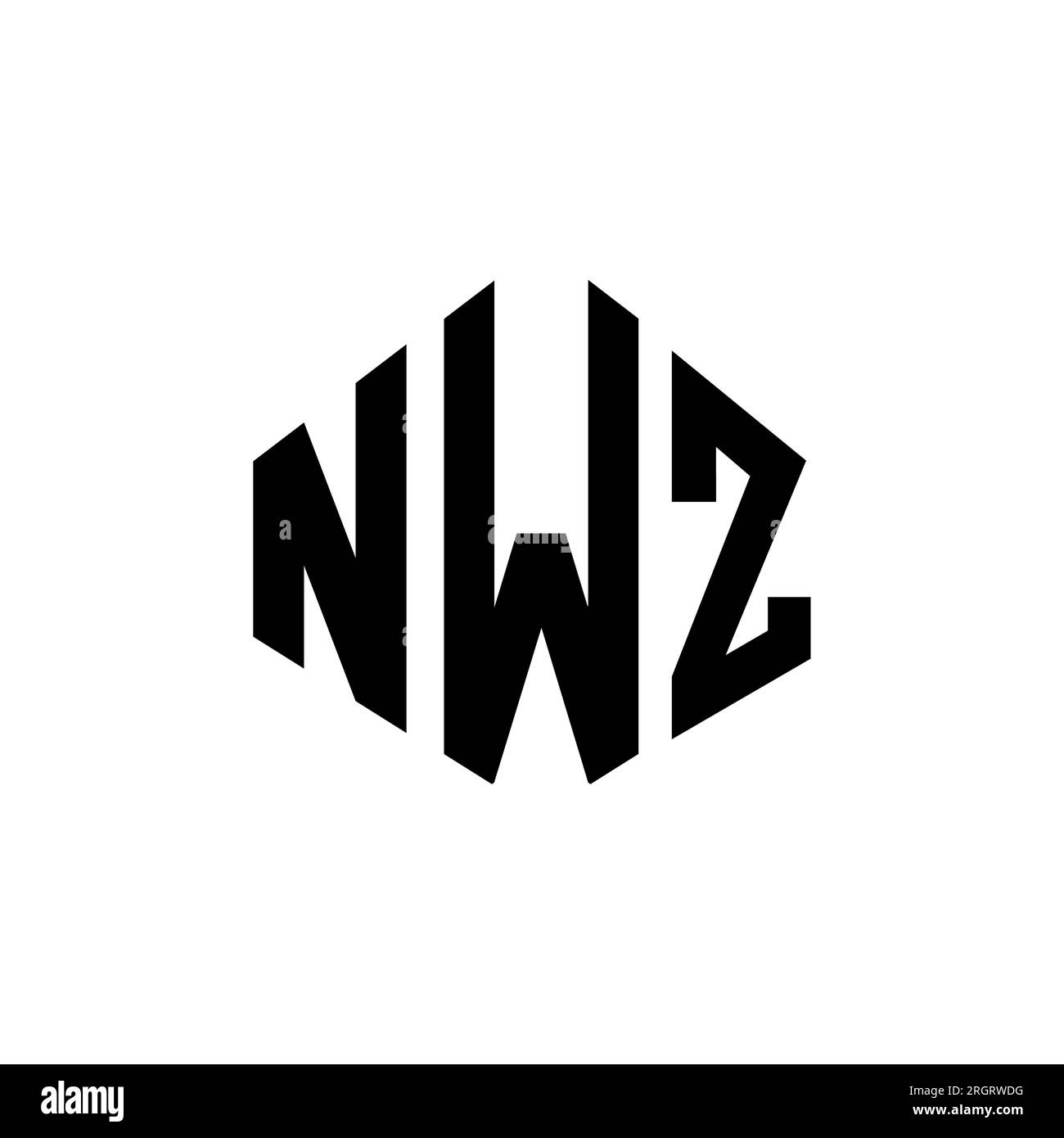 Nwz logo design hi-res stock photography and images - Alamy