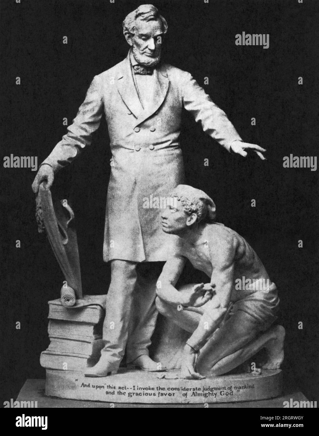 United States: 1865 A print of one of the variants of Thomas Ball's ...