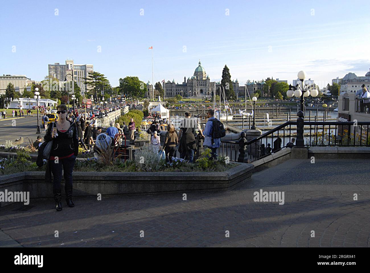 VICTORIA /BRITISH COLUMBIA / CANADA Daily life at Victoria city ...
