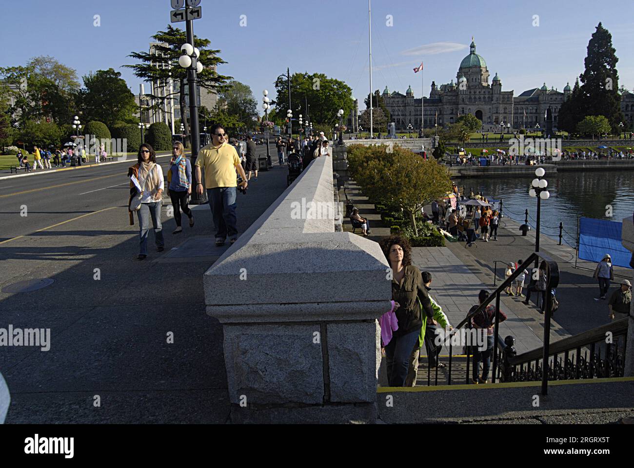 VICTORIA /BRITISH COLUMBIA / CANADA Daily life at Victoria city ...