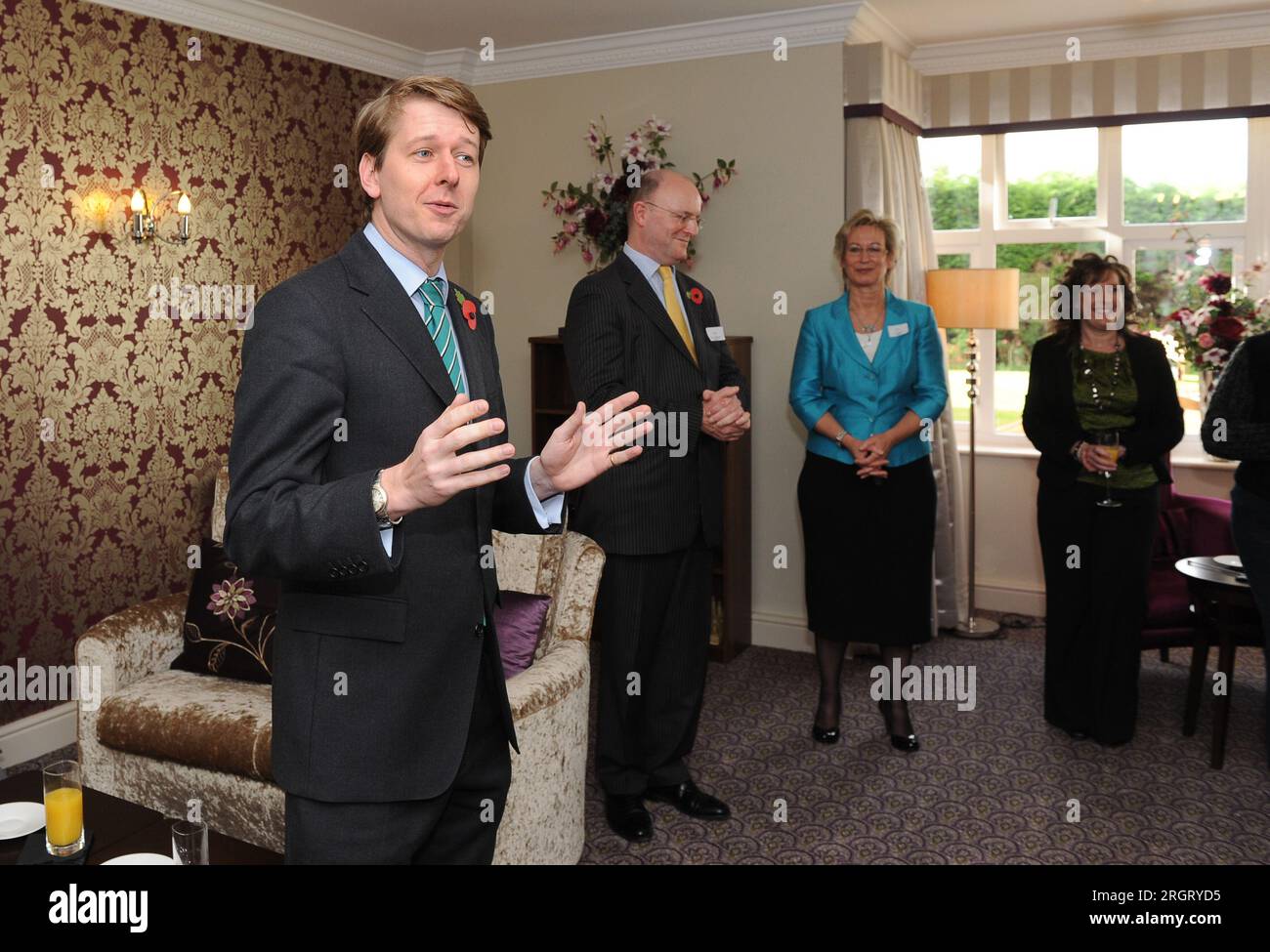 Robin Walker MP in his Worcestershire constituency in 2012 Stock Photo ...