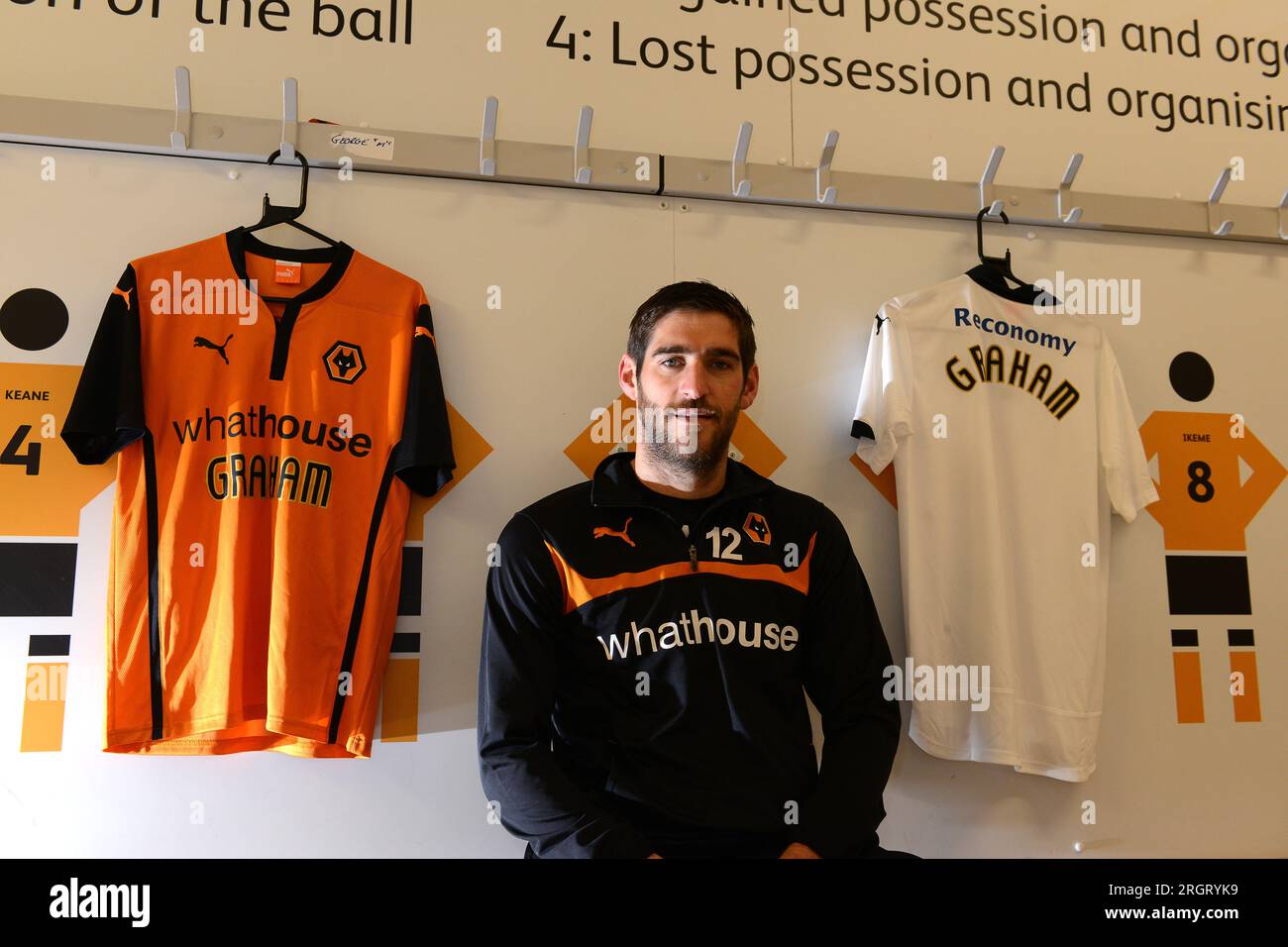 Wolverhampton Wanderers new signing footballer Danny Graham Stock Photo ...