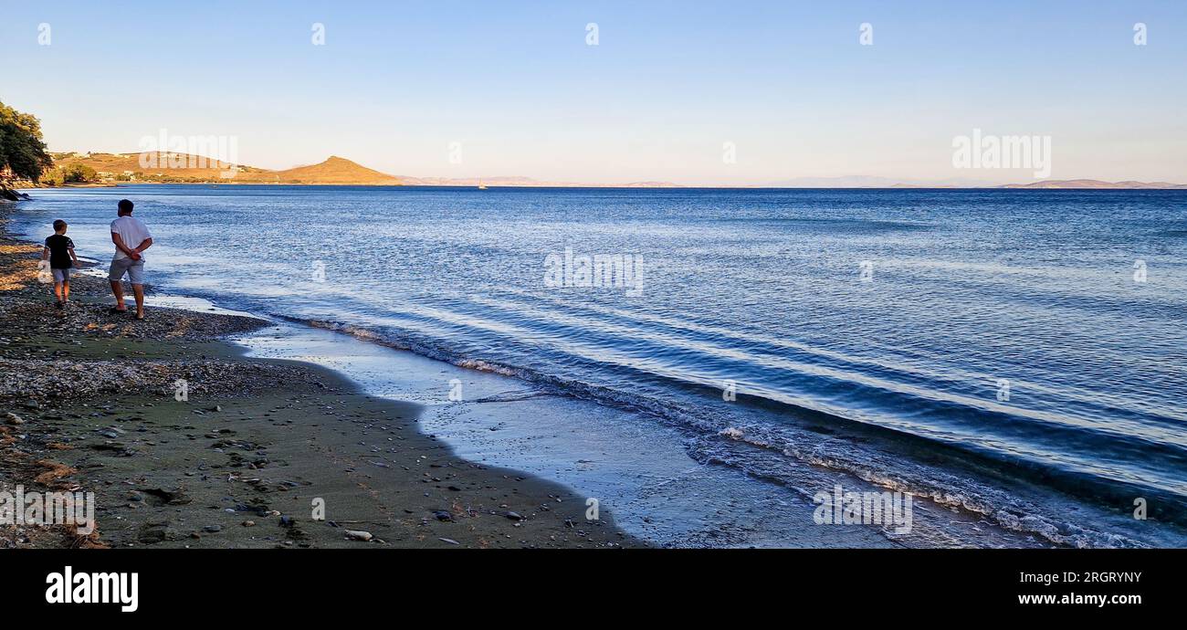 Agali beach - Παραλία Αγκάλης, Tinos, Tinos island, Greece, Southern ...