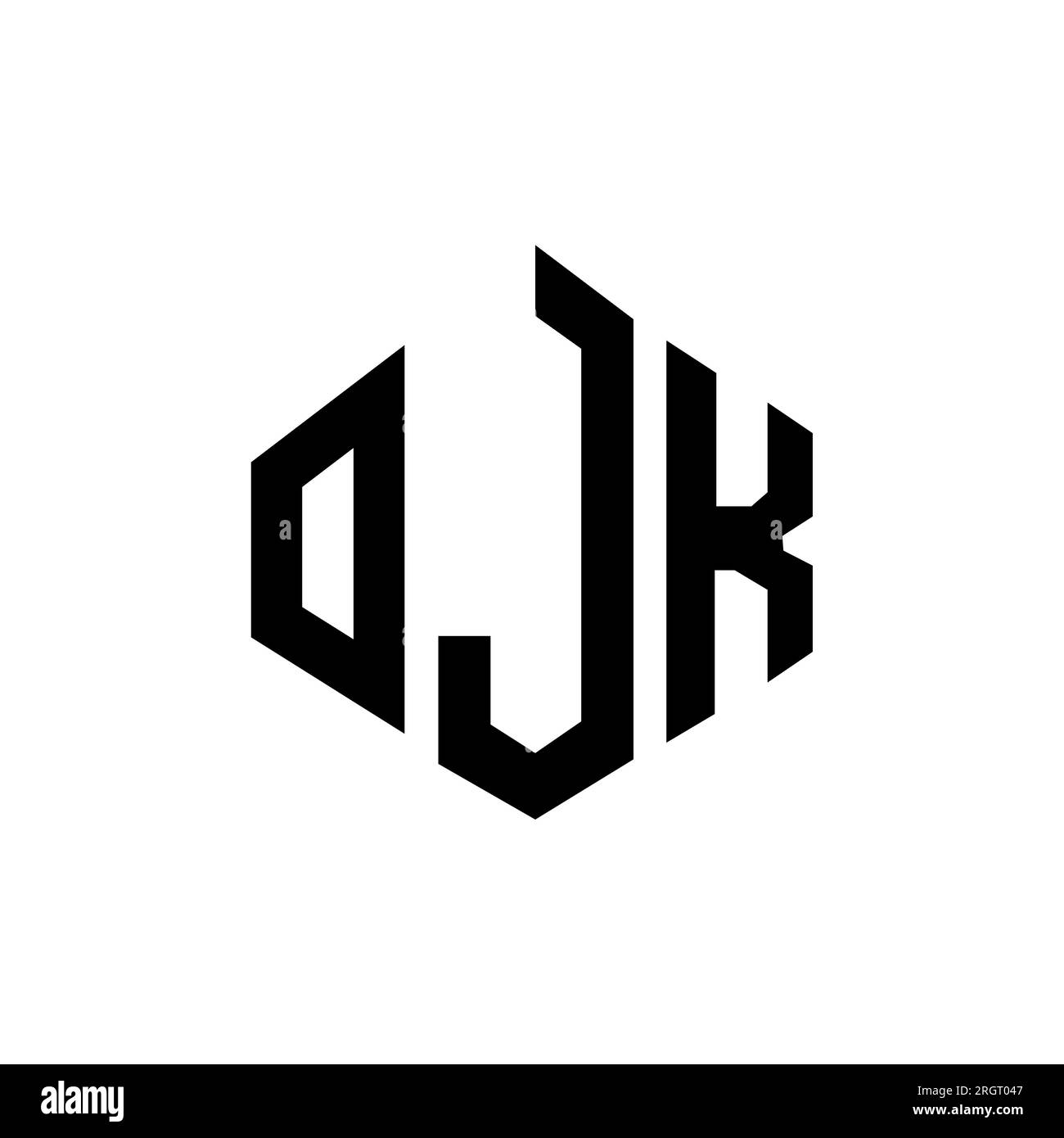 Ojk logo design Stock Vector Images - Alamy