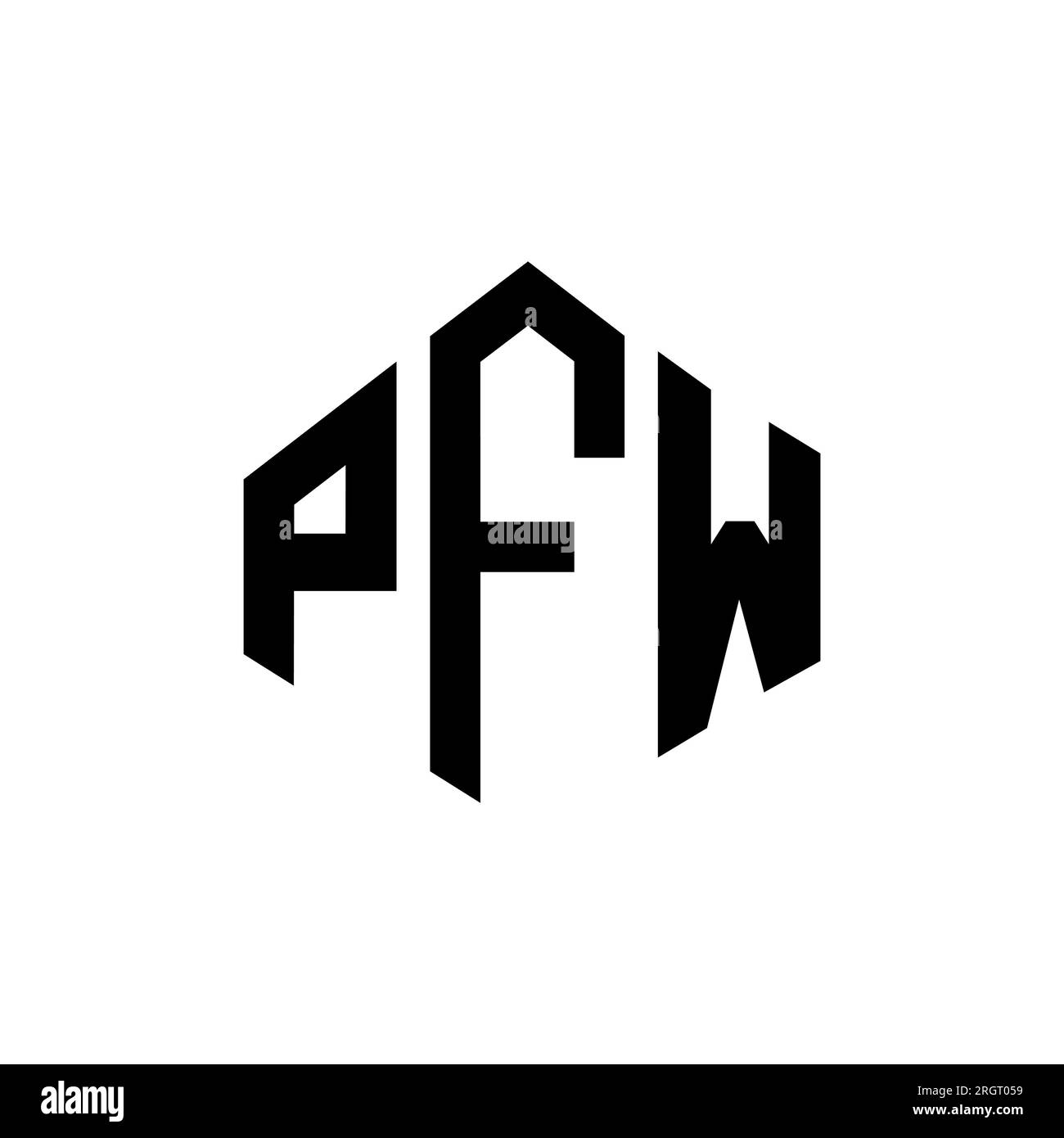 Pfw logo design hi-res stock photography and images - Alamy