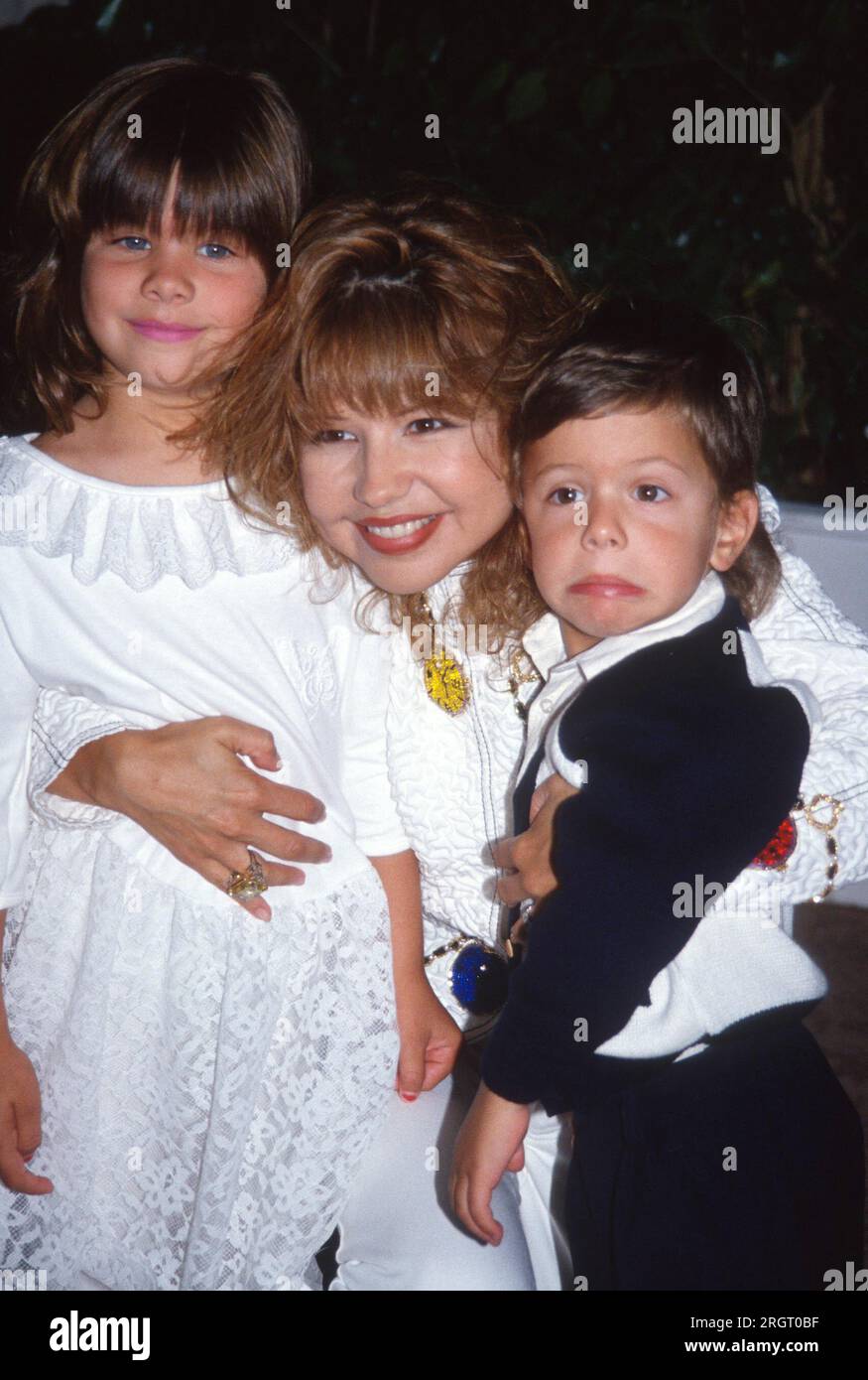 1990 Pia Zadora Lady daughter Kristofer son John Barrett/PHOTOlink.net ...