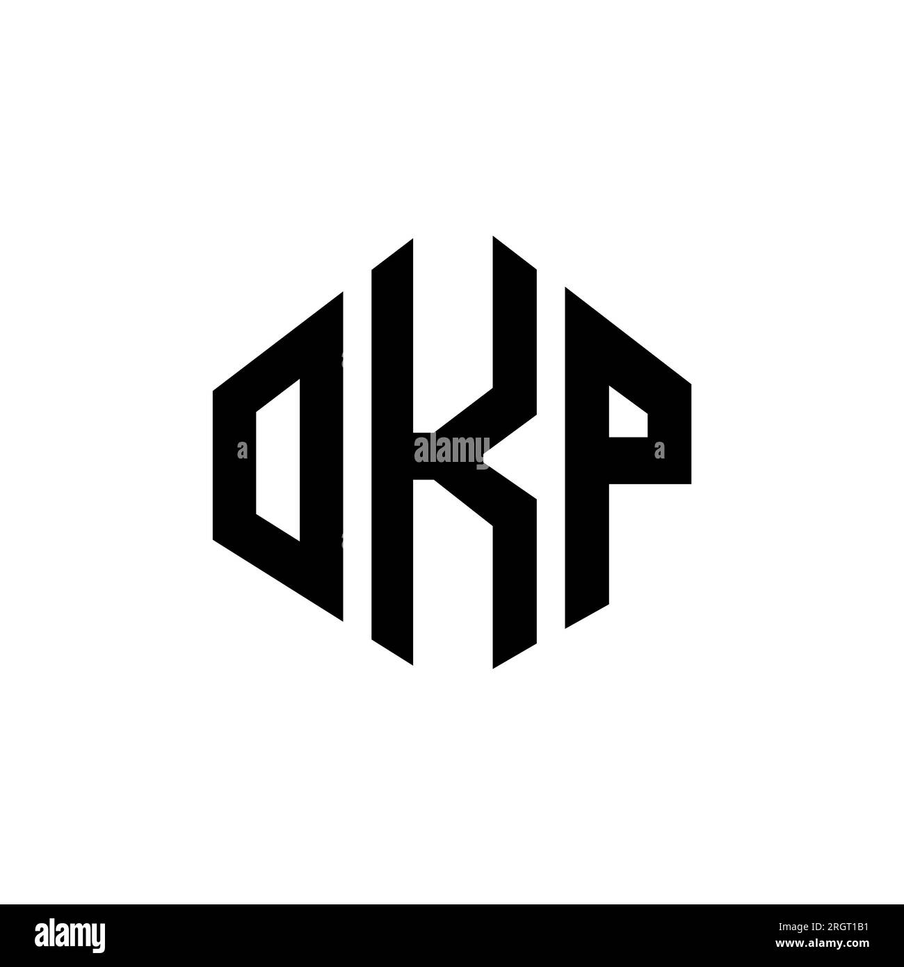 Okp logo design hi-res stock photography and images - Alamy