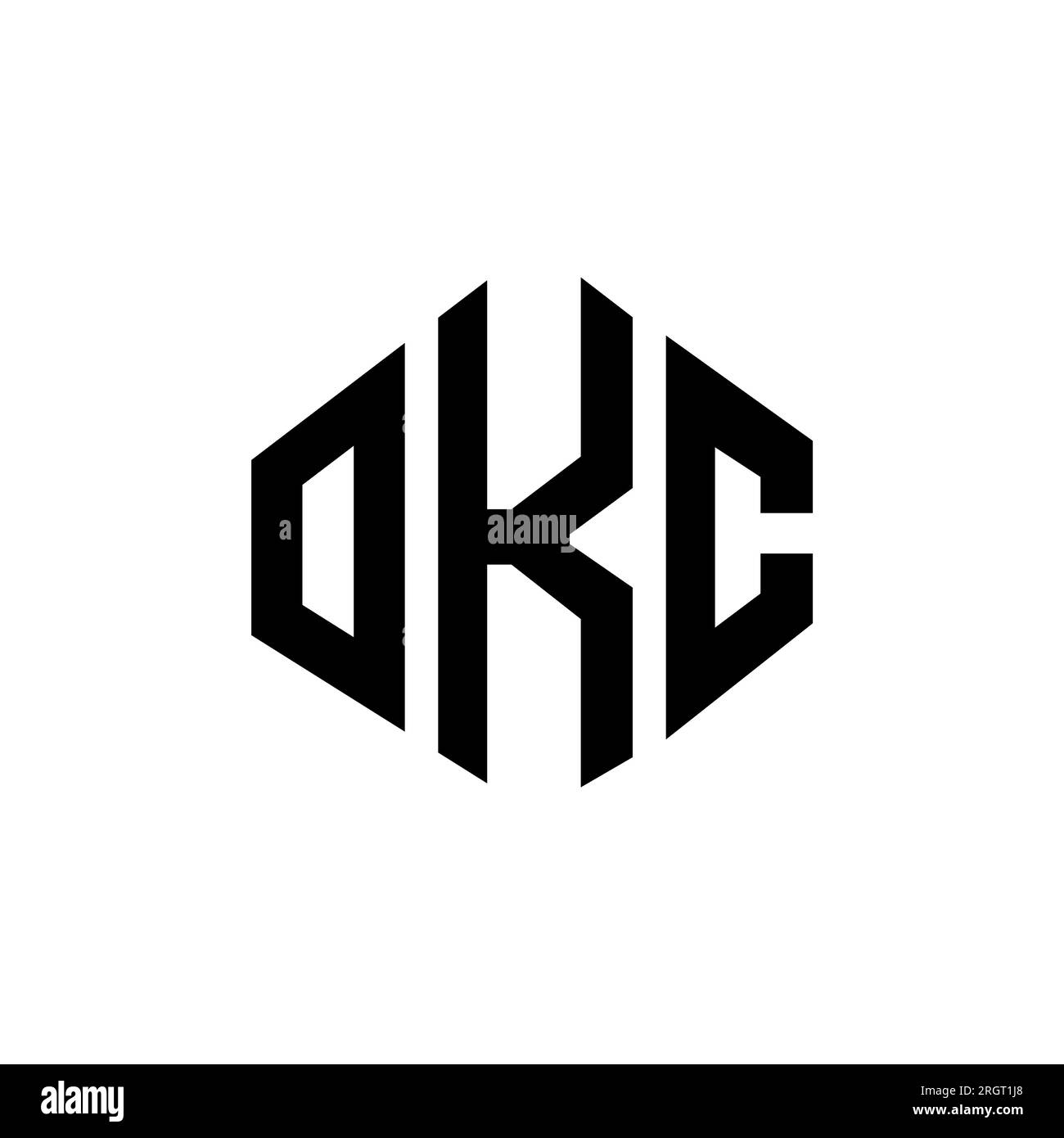 Okc logo design Black and White Stock Photos & Images - Alamy
