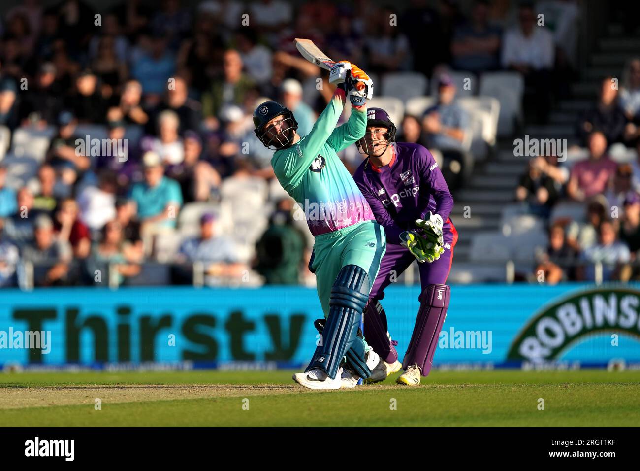 Oval Invincibles' Heinrich Klassen in action during The Hundred match ...
