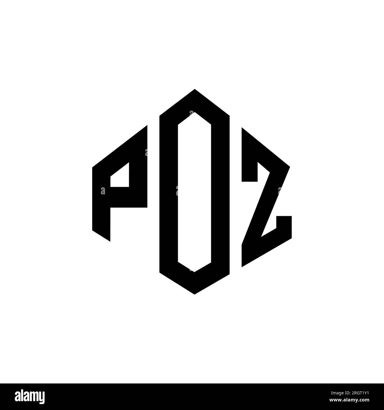 Poz logo design hi-res stock photography and images - Alamy