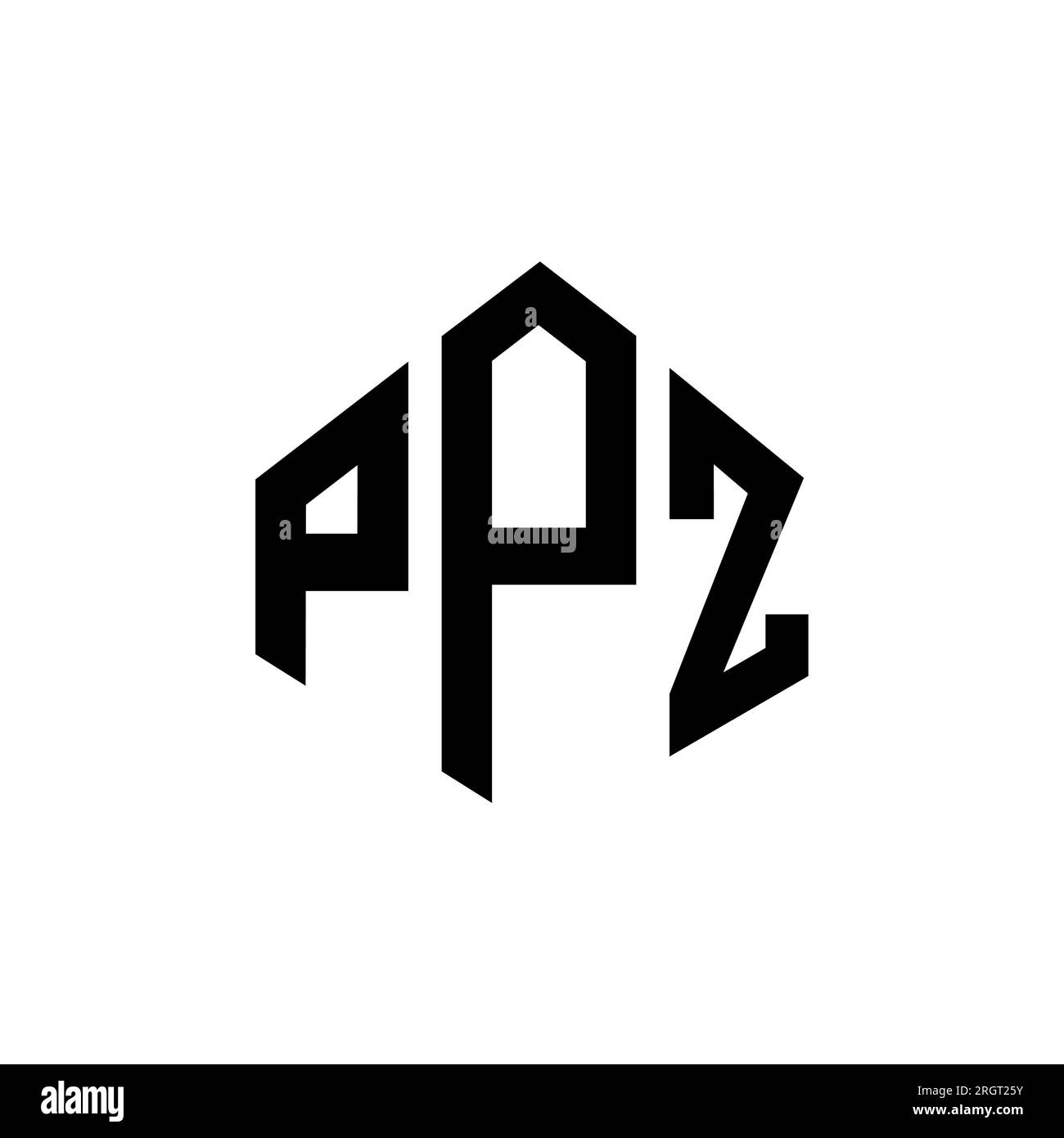 Ppz logo design hi-res stock photography and images - Alamy