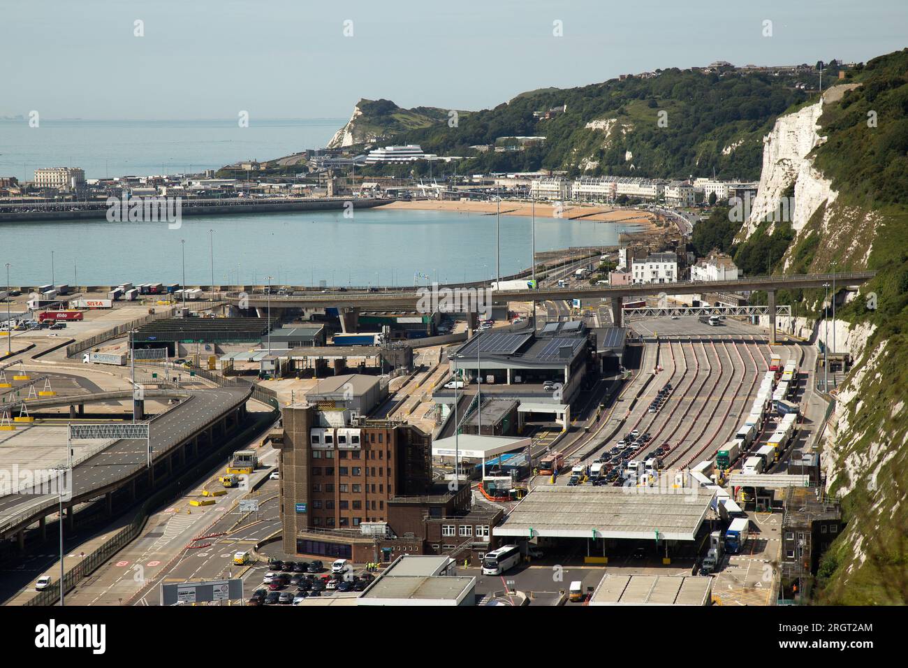 Dover Docks Kent UK Stock Photo - Alamy