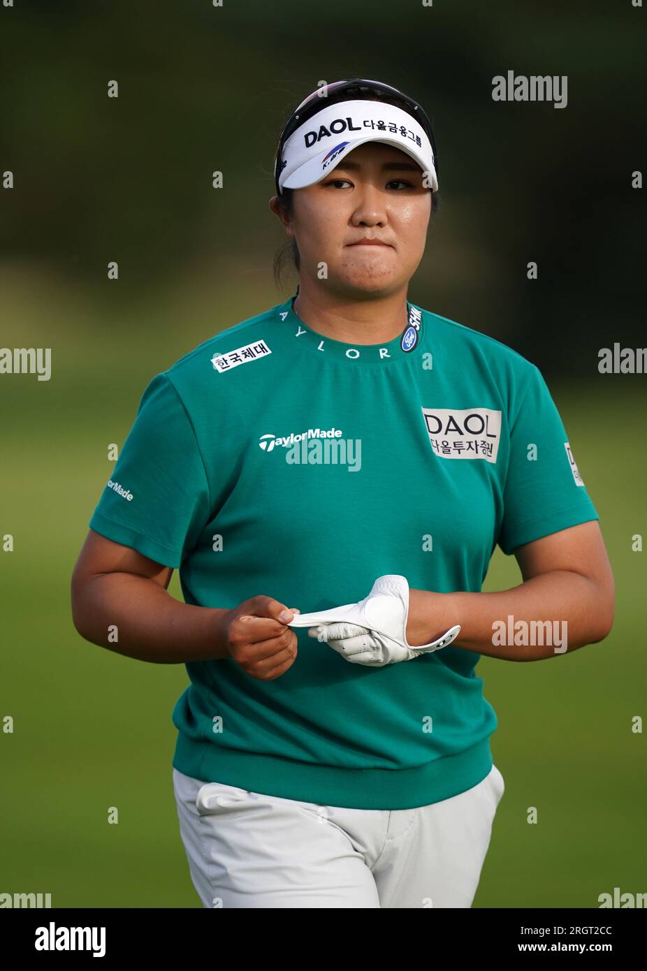Hae Ran Ryu of South Korea on the 18th fairway during day two of the ...