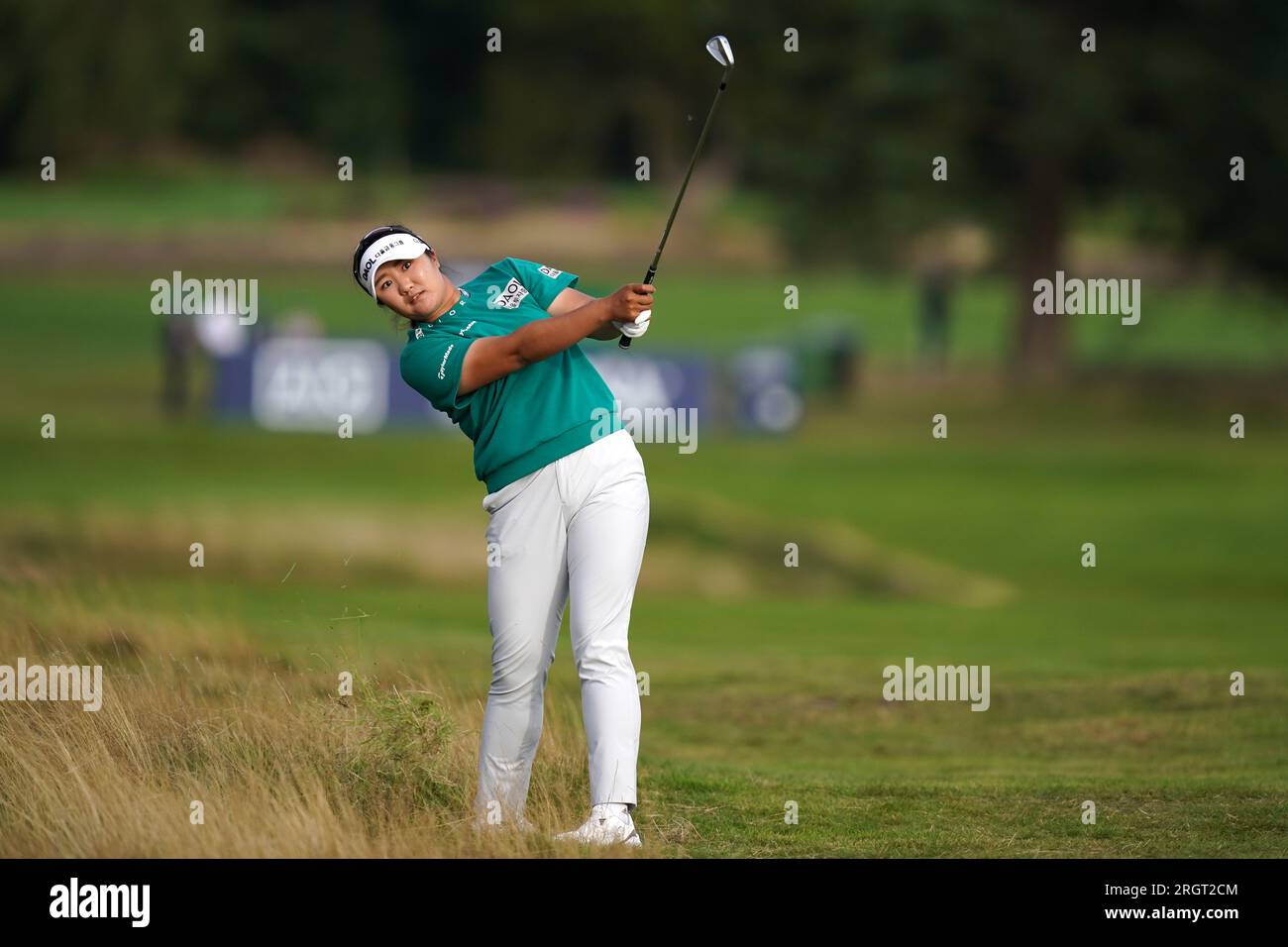 Hae Ran Ryu of South Korea on the 18th fairway during day two of the ...