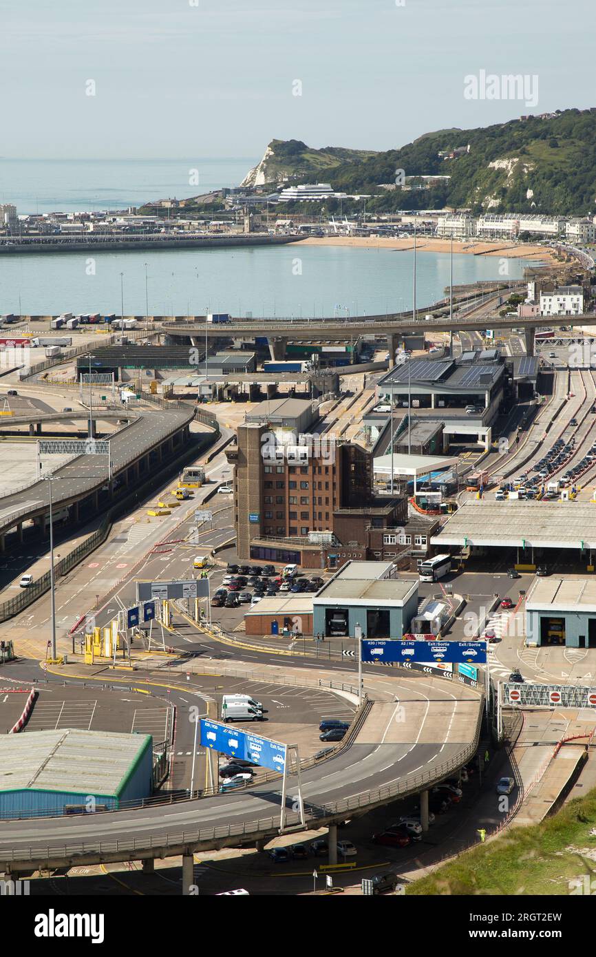 Dover Docks Kent UK Stock Photo - Alamy