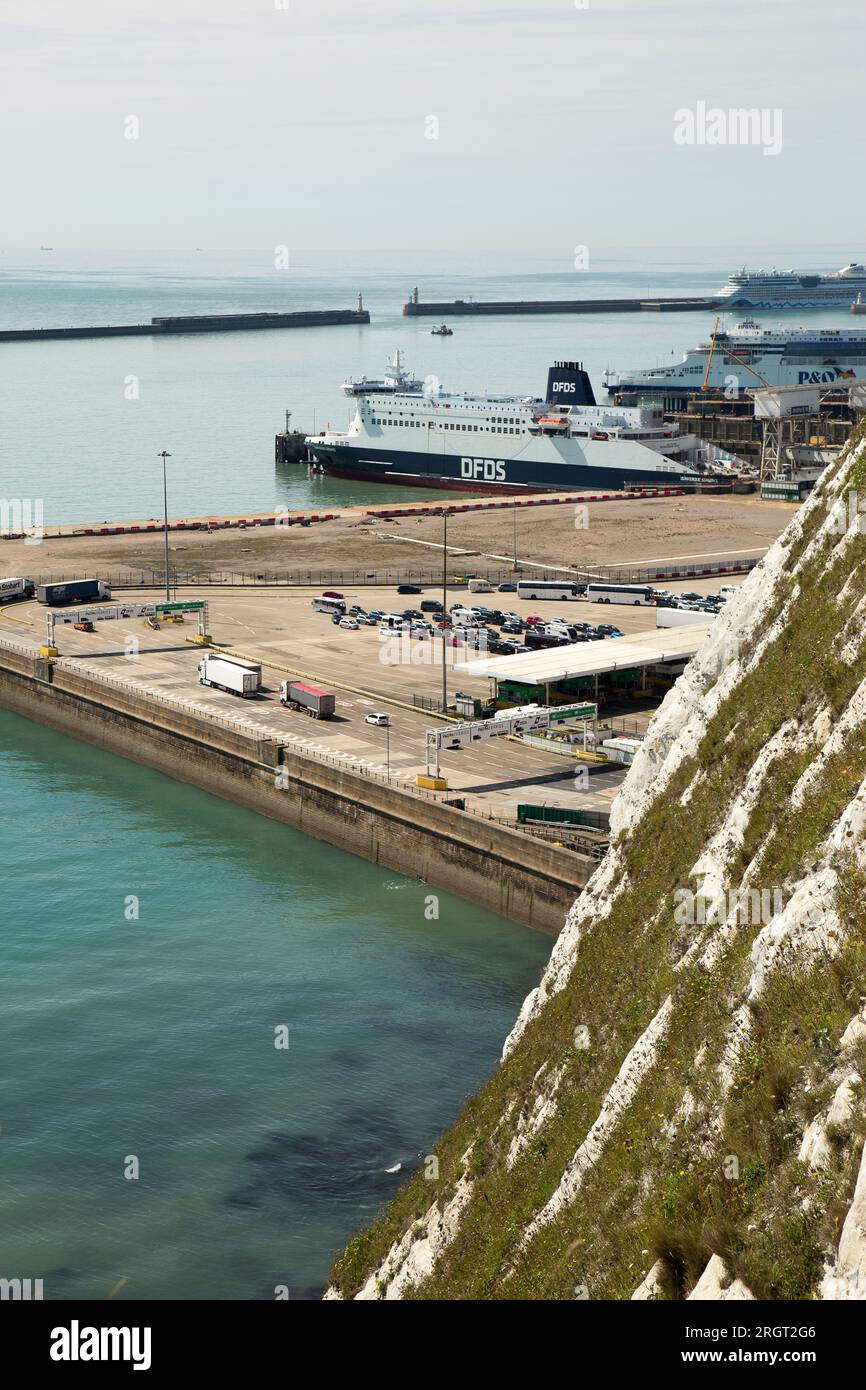 Dover Docks Kent UK Stock Photo - Alamy