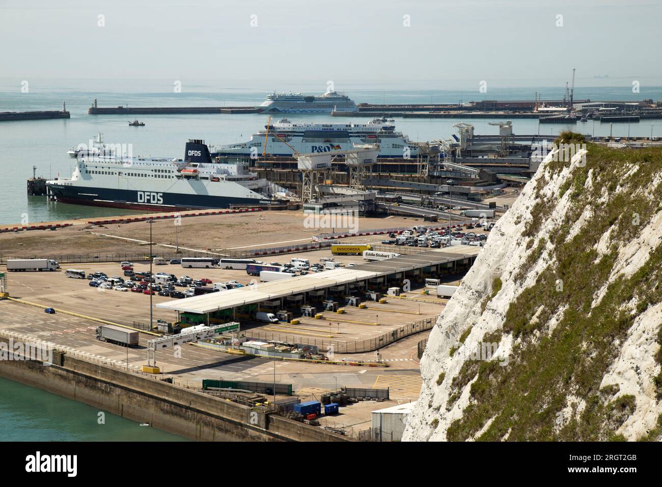 Dover Docks Kent UK Stock Photo - Alamy