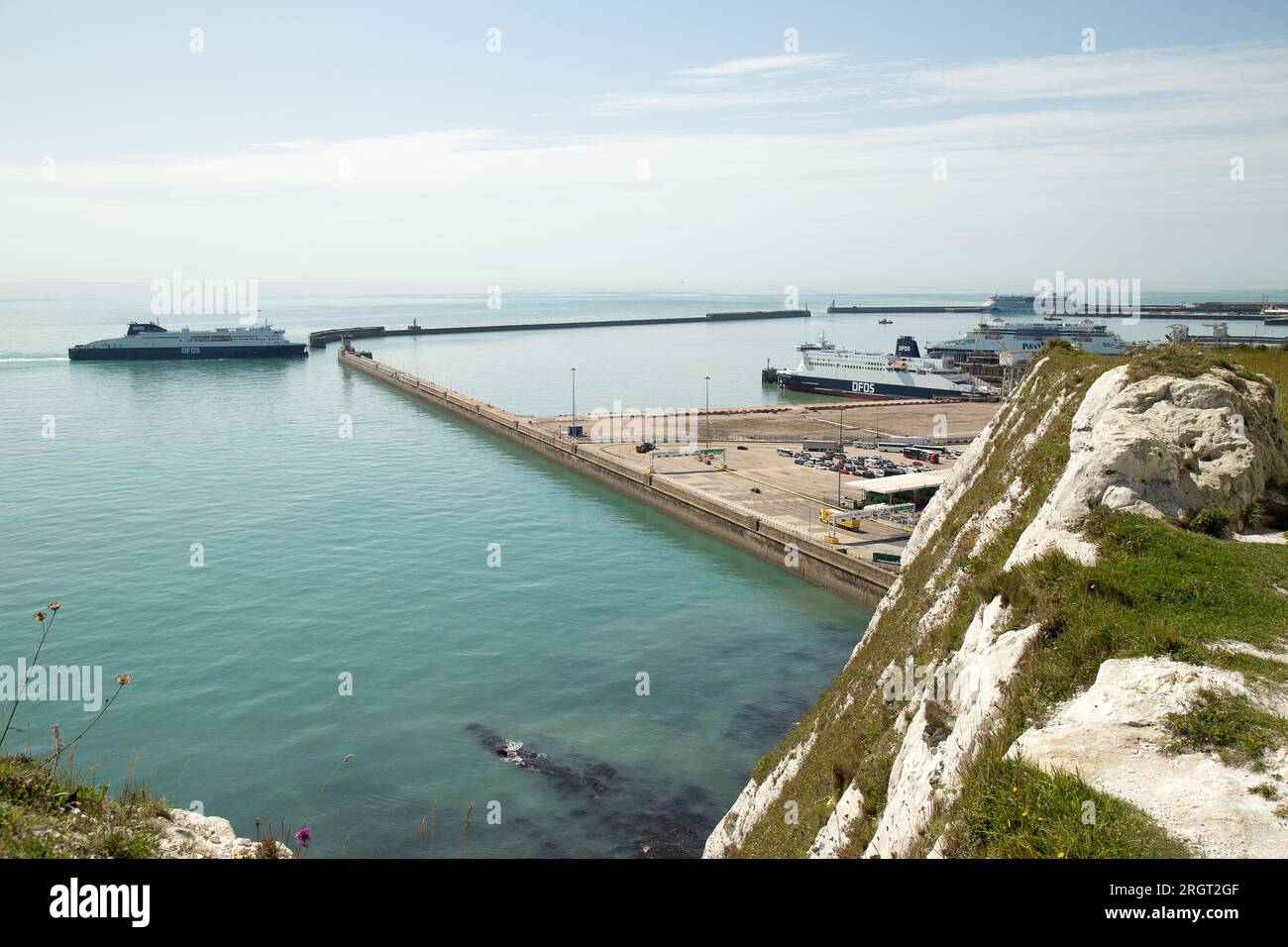 Dover Docks Kent UK Stock Photo - Alamy