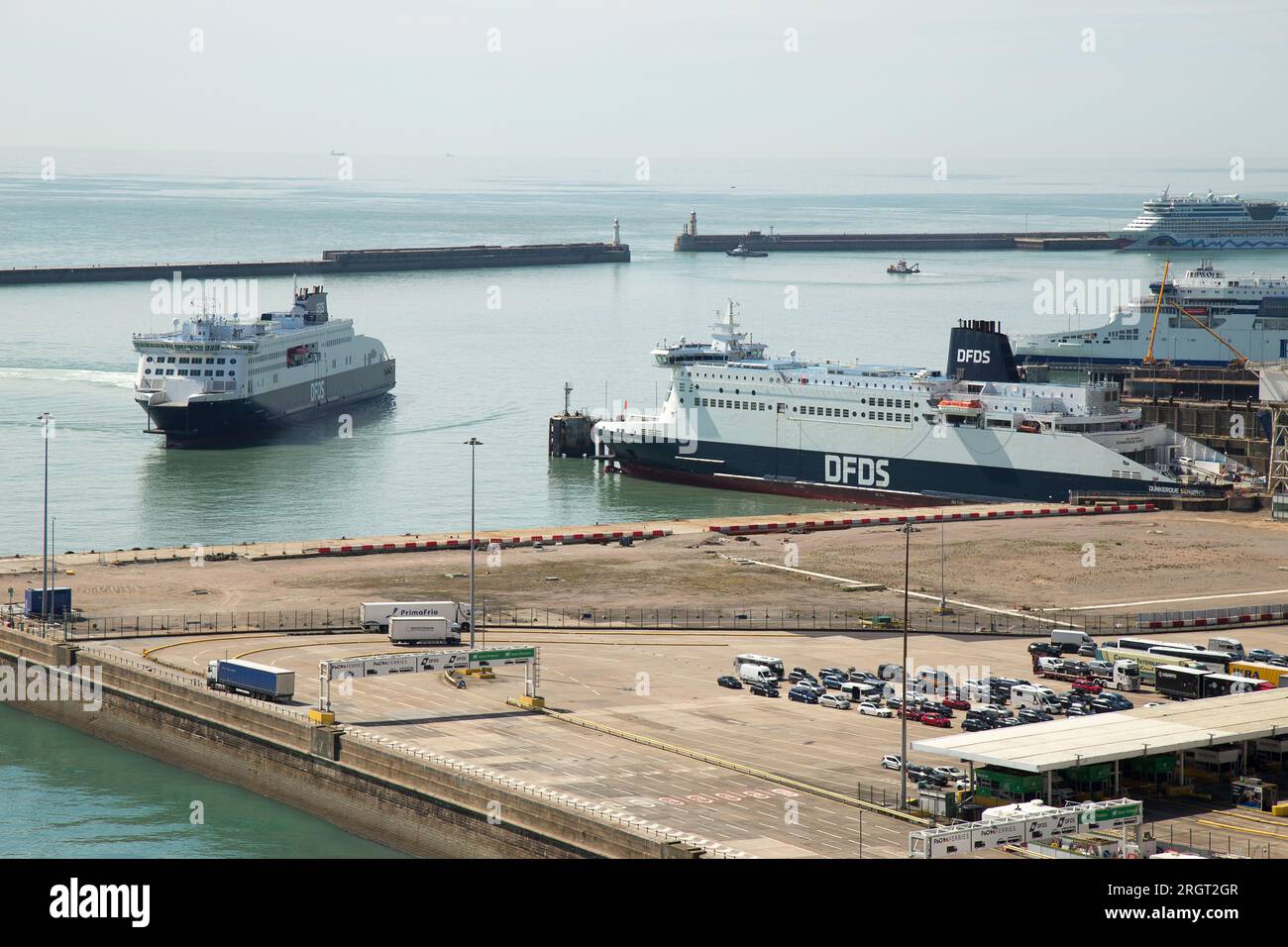 Dover Docks Kent UK Stock Photo - Alamy