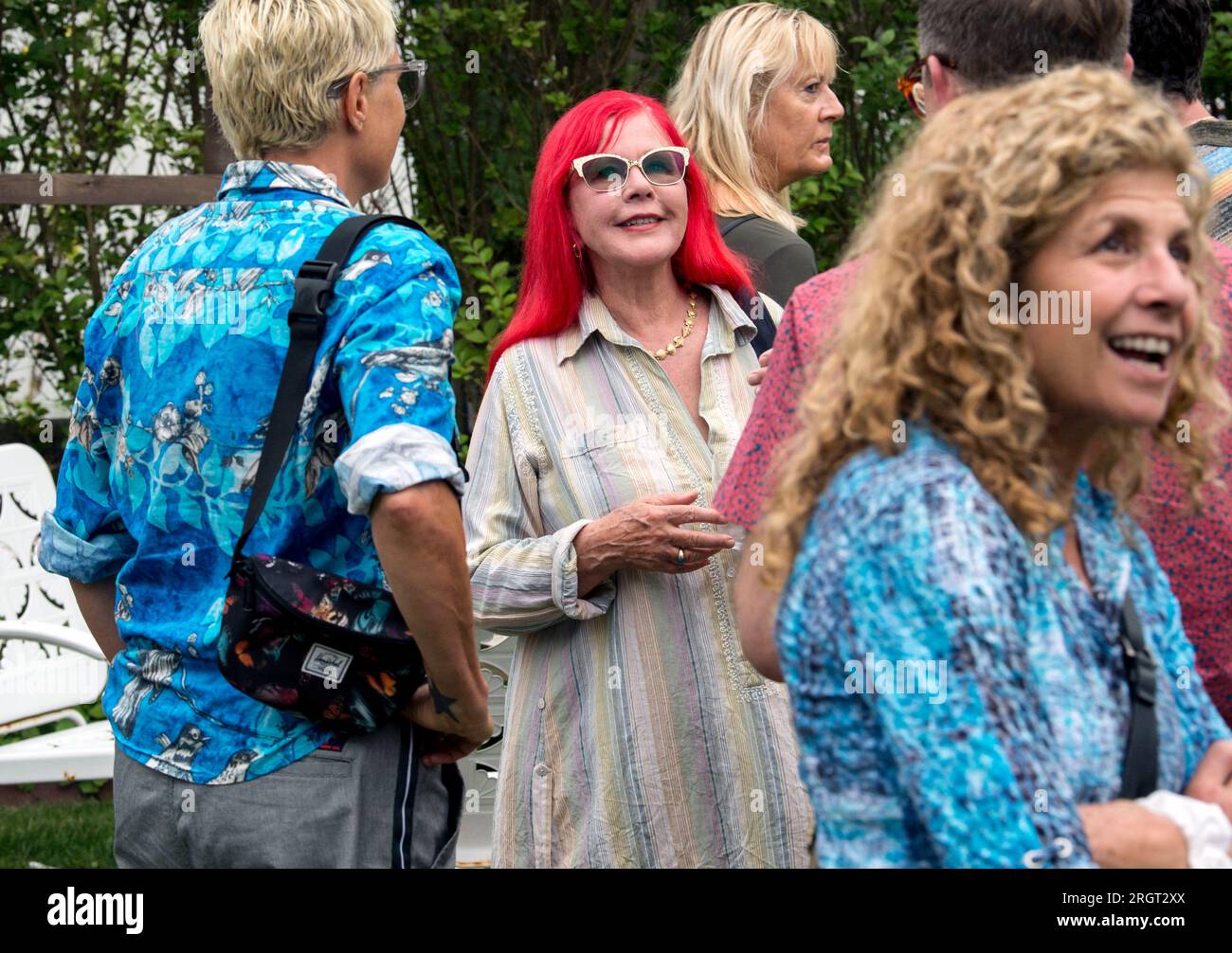 August 10, 2023 - Provincetown, Massachusetts, USA - KATE PIERSON (red ...