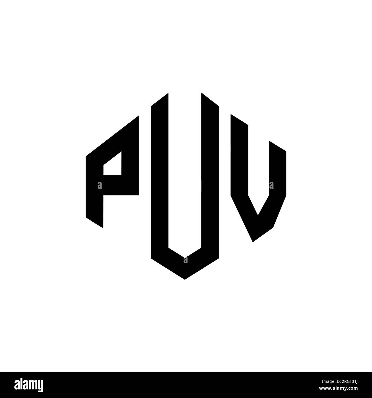 Puv logo design hi-res stock photography and images - Alamy