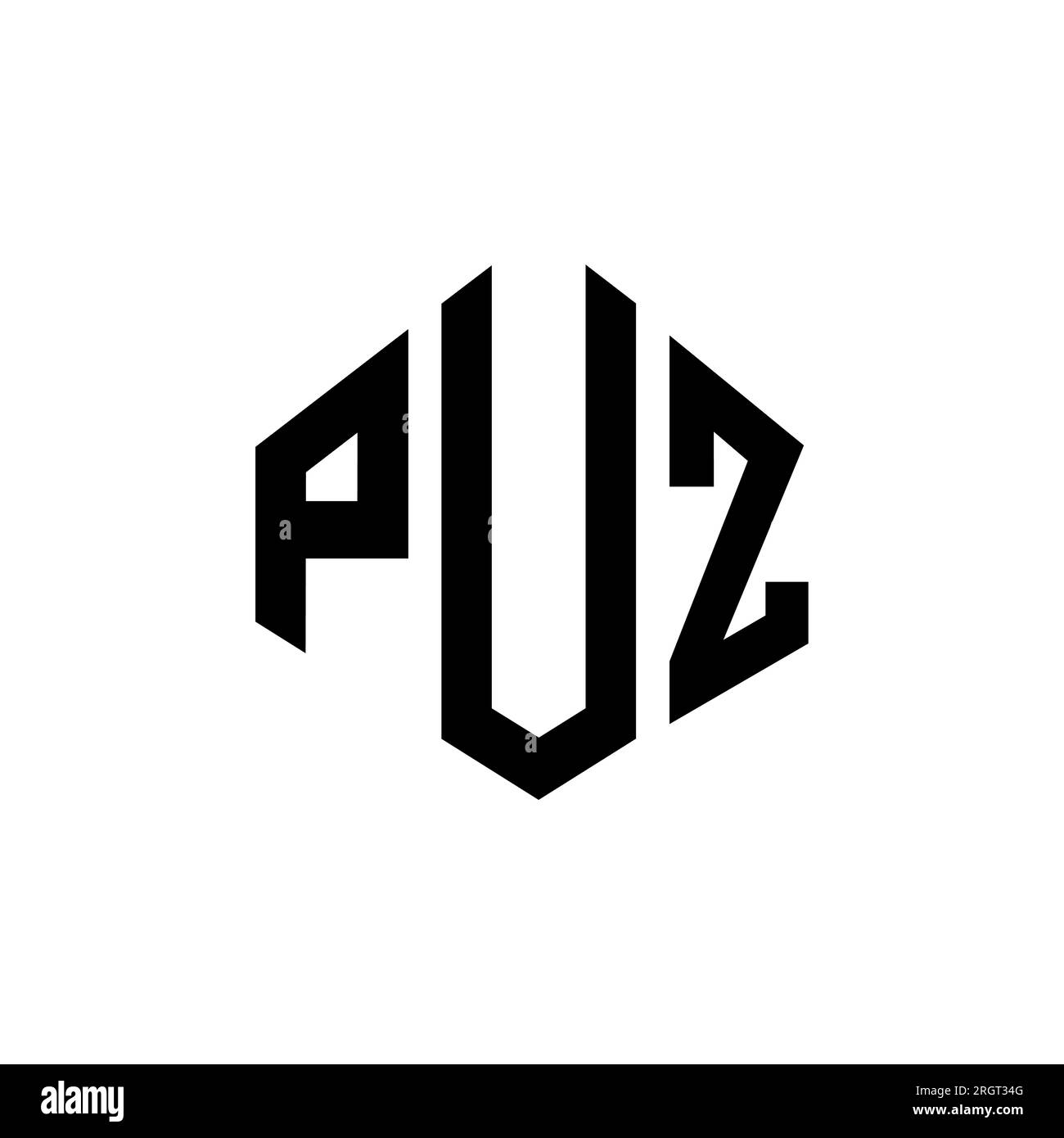 Puz logo design hi-res stock photography and images - Alamy
