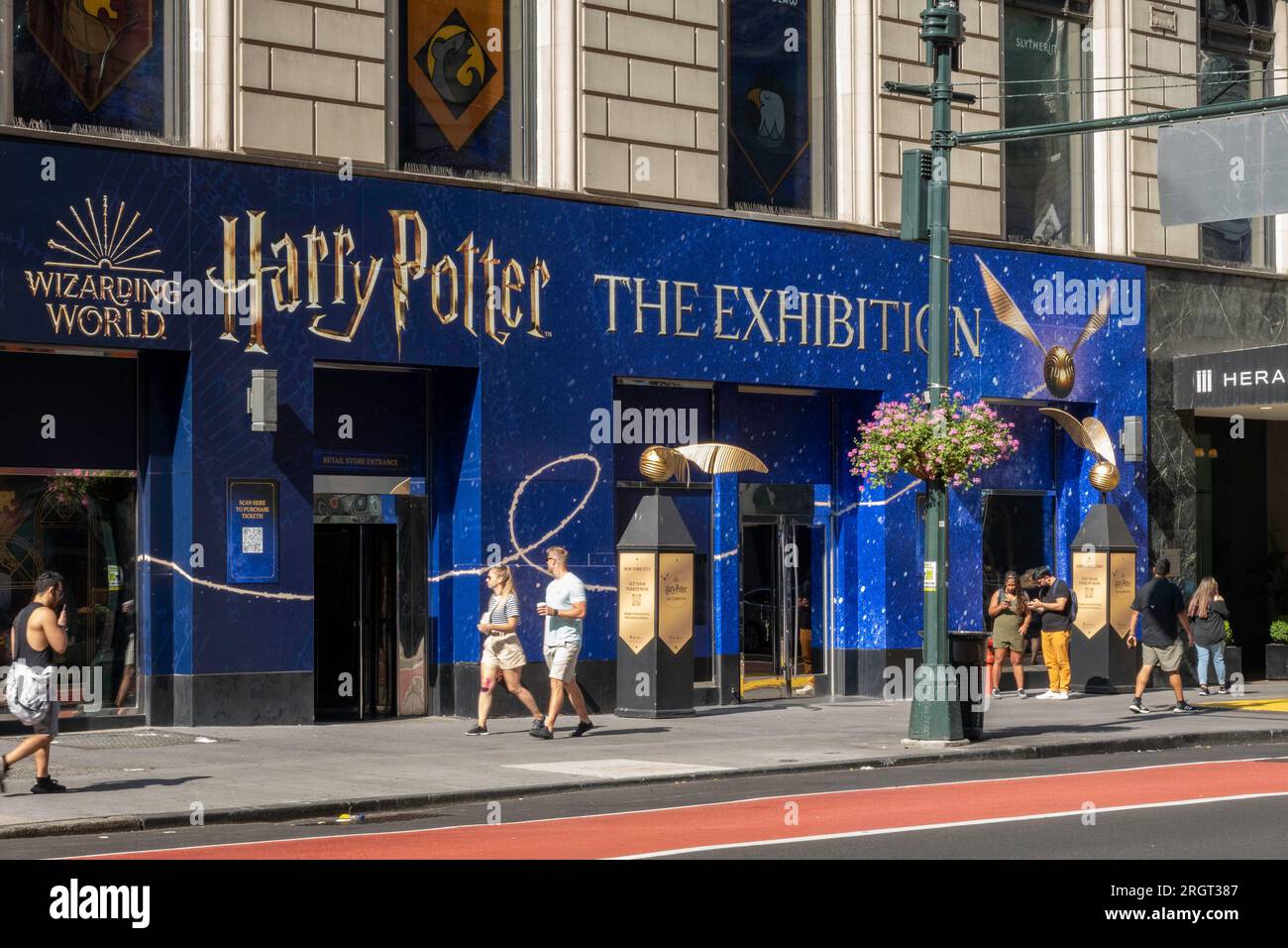 The Harry Potter exhibition opened to the public in May 2023 on W. 34th ...