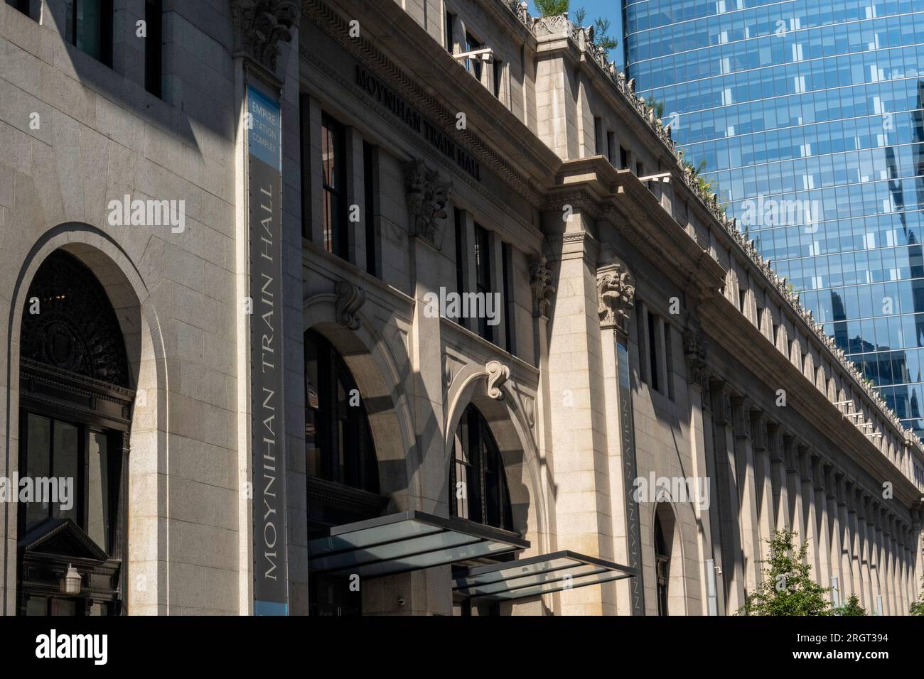 The exterior of the Moynihan Train Hall 2023, New York City, USA Stock ...