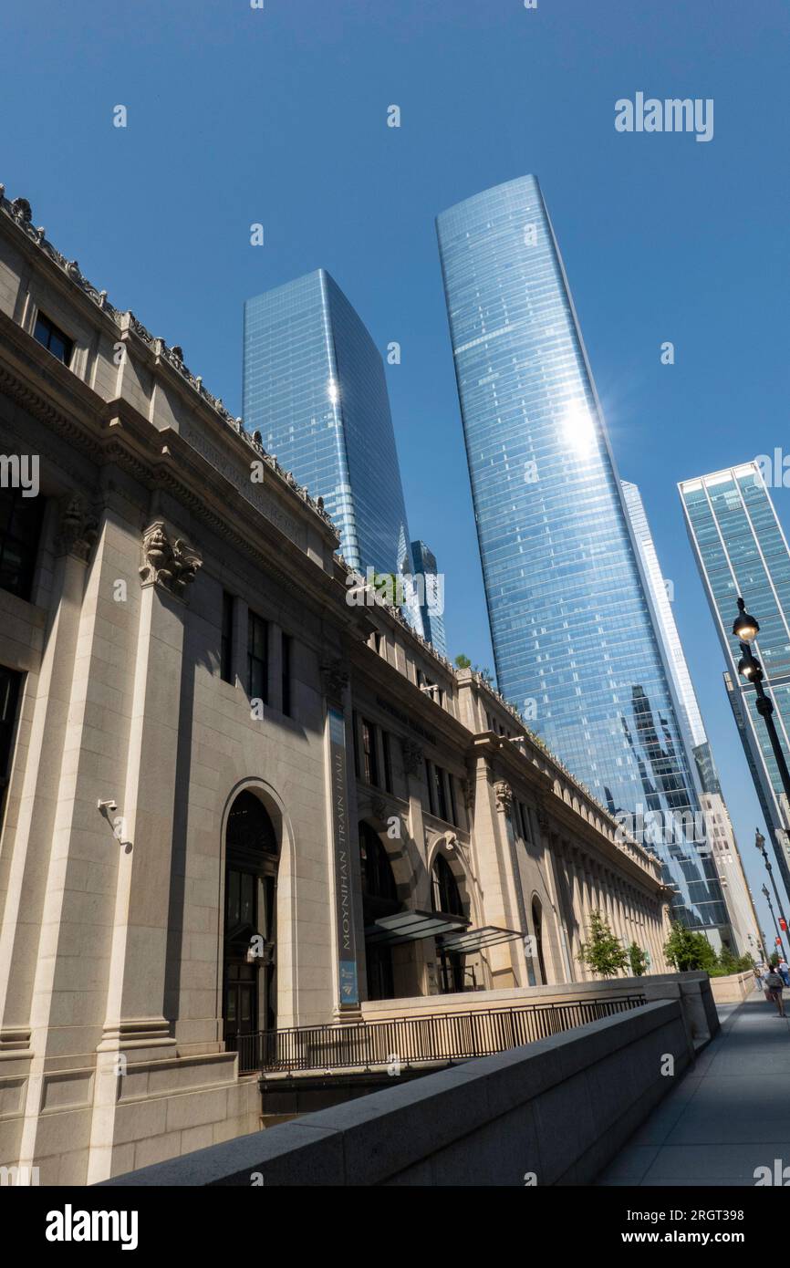 The exterior of the Moynihan Train Hall 2023, New York City, USA Stock ...