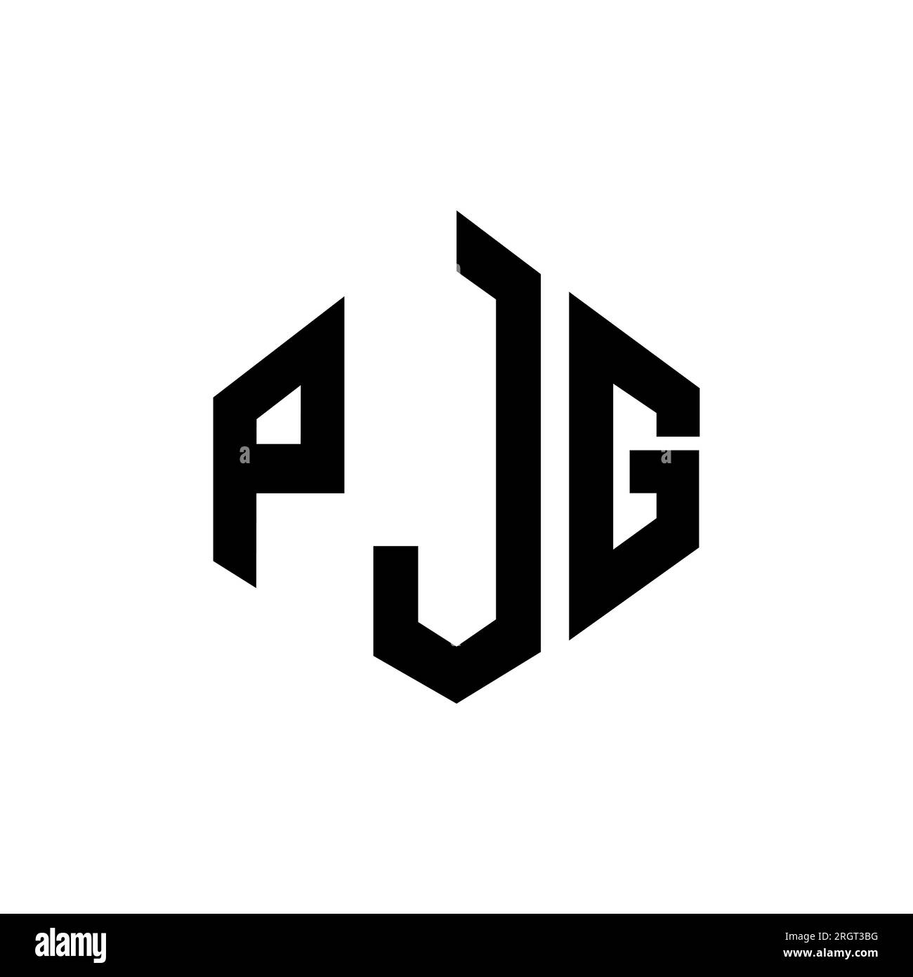 Pjg logo design Cut Out Stock Images & Pictures - Alamy