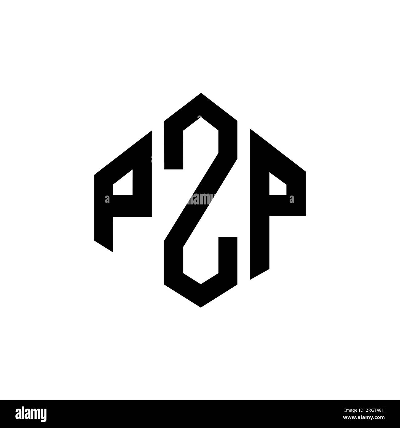 Pzp logo design Black and White Stock Photos & Images - Alamy