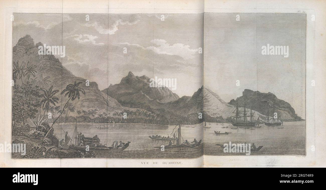 Maps and Figures of Cook's Third Voyage, T.1, 1785 Stock Photo - Alamy