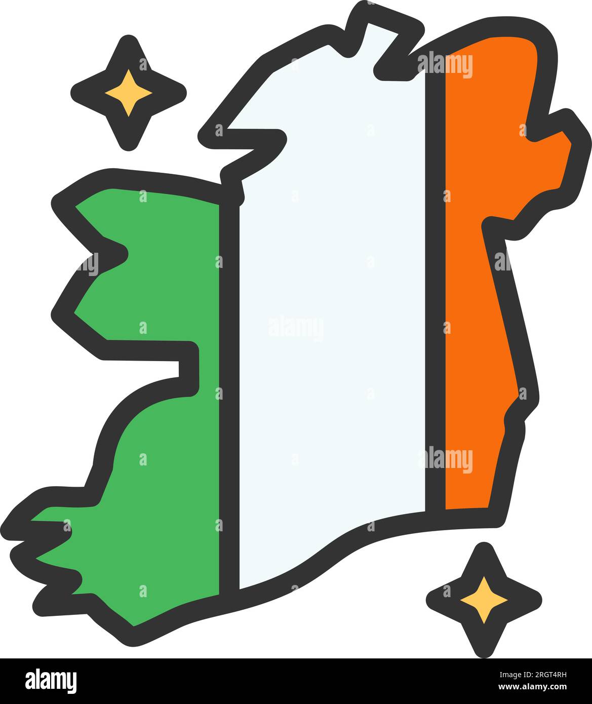 Ireland Map Icon image. Suitable for mobile application Stock Vector ...