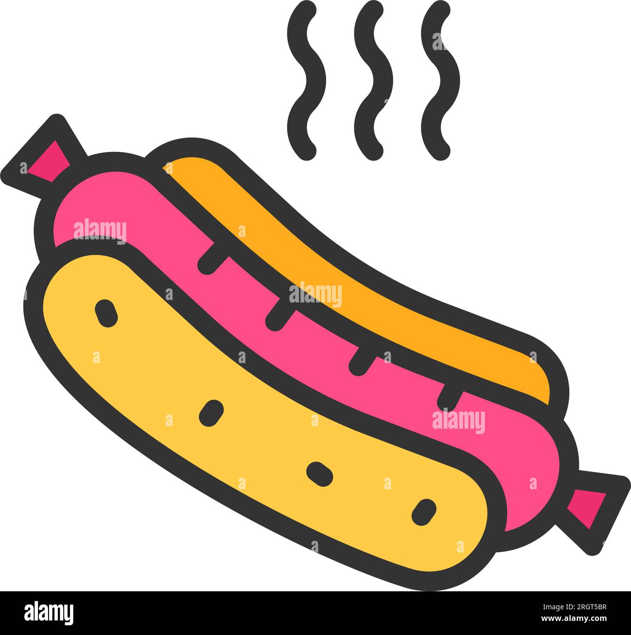 Hot Dog Icon image. Suitable for mobile application Stock Vector Image ...