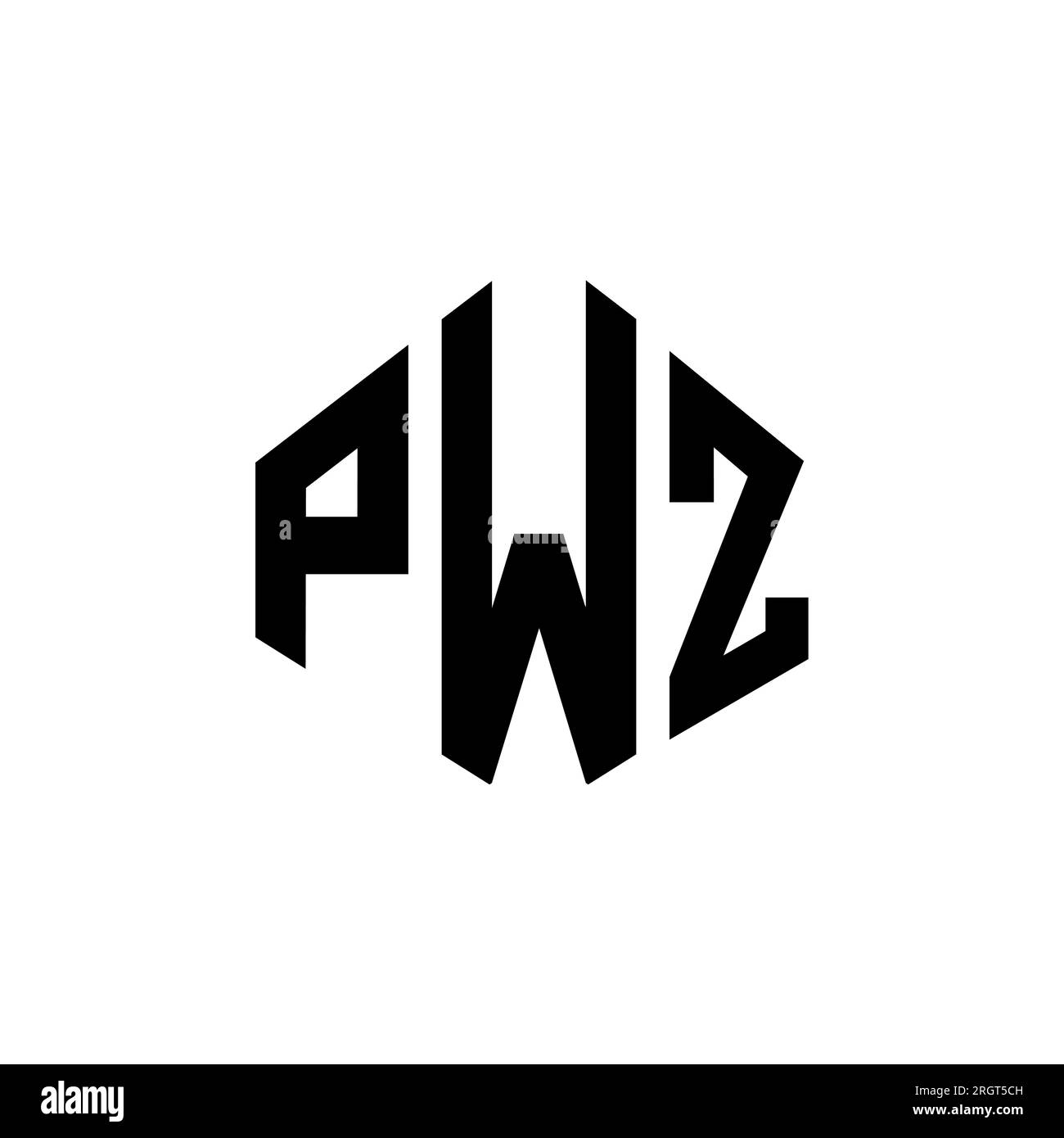 Pwz logo design hi-res stock photography and images - Alamy