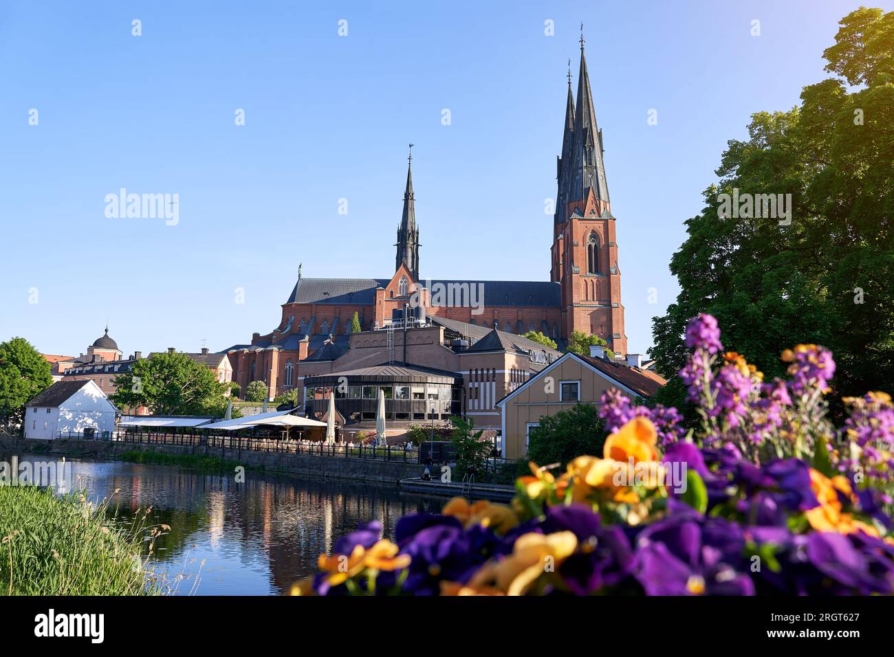 Cathedral by fyris river hi-res stock photography and images - Alamy