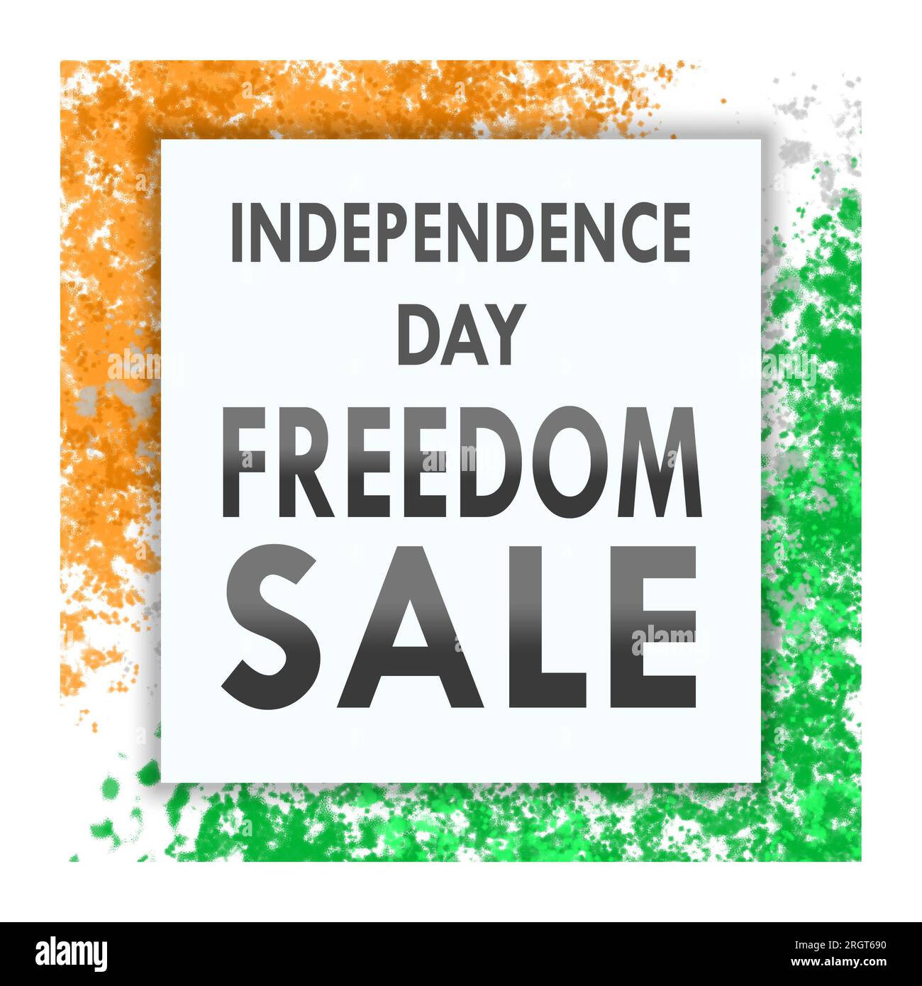 Indian Independence day freedom sale advertisement poster on tricolor ...