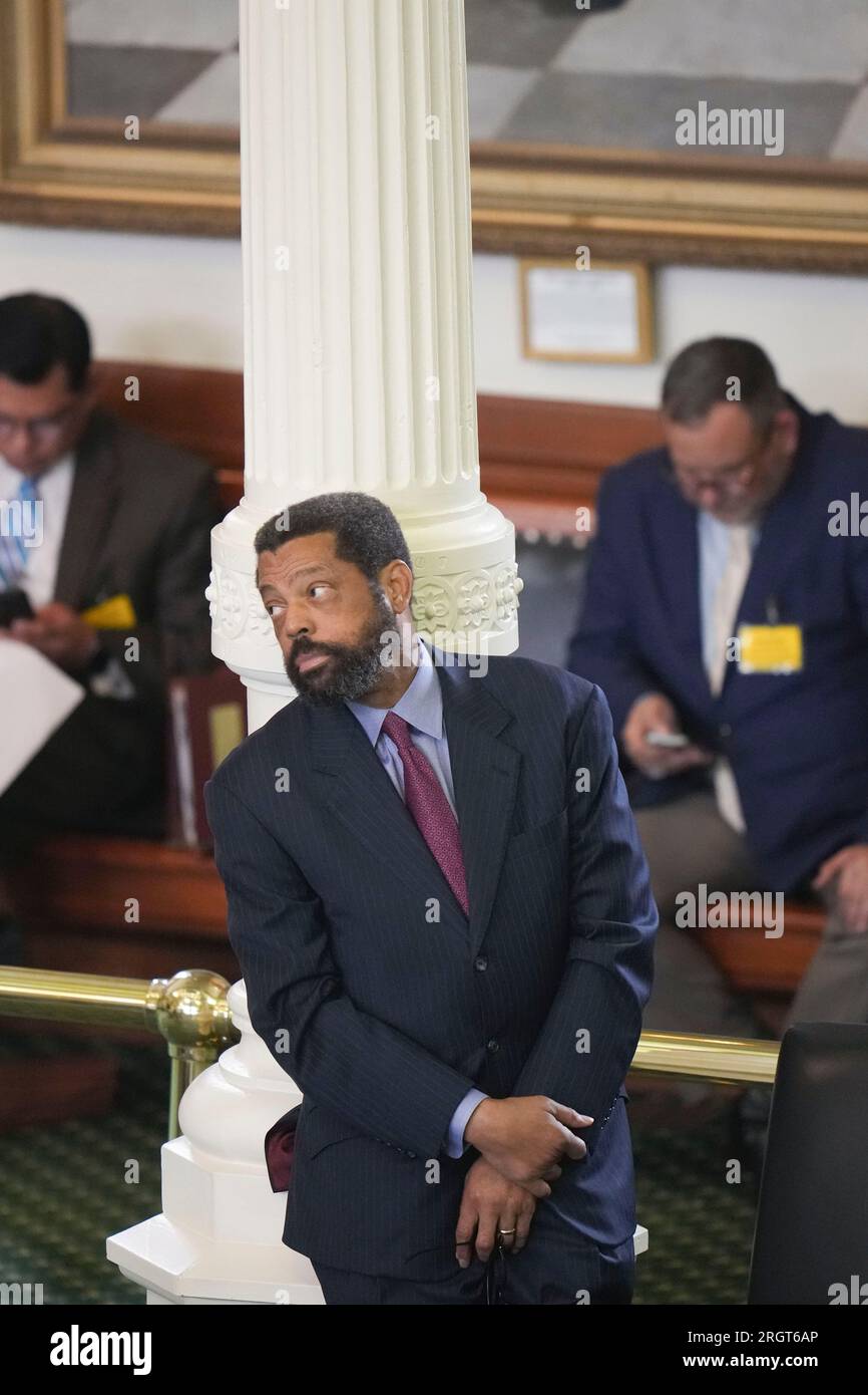 Black elected official on floor of texas senate hi-res stock ...