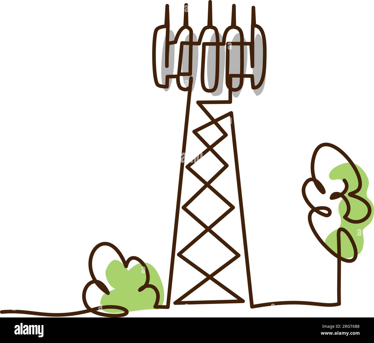 Gsm transmitter Stock Vector Images - Alamy