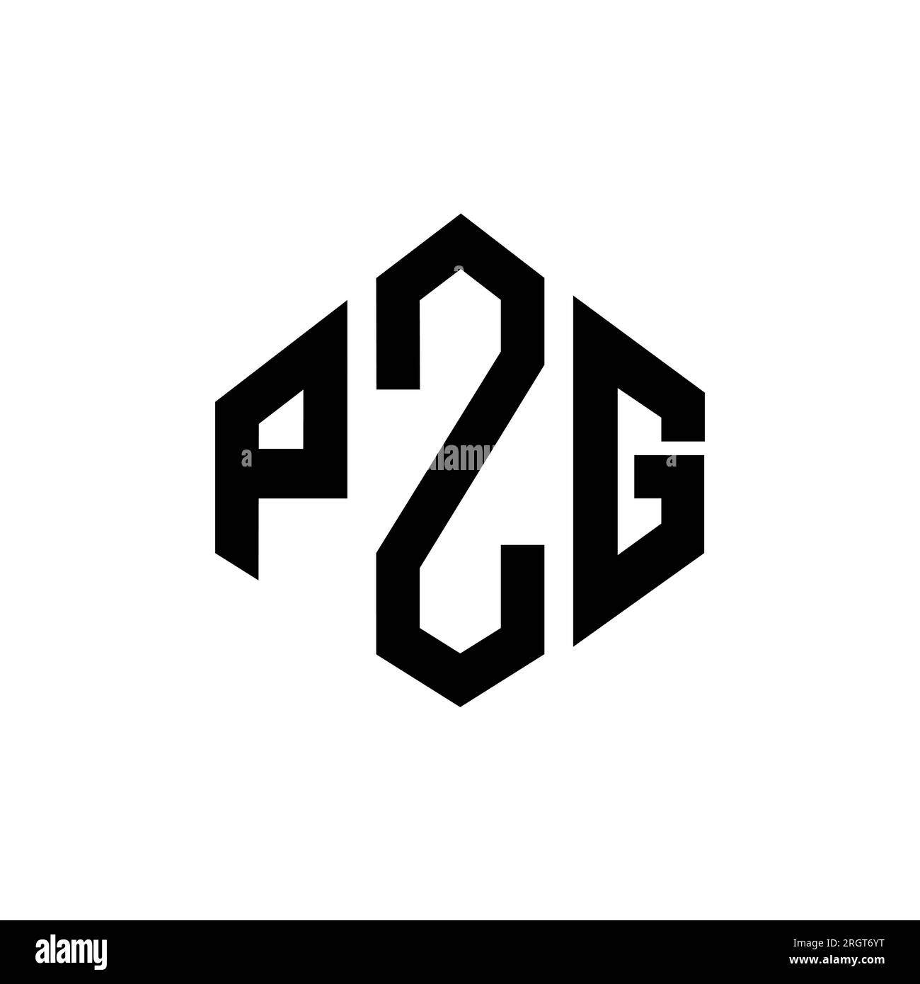 Pzg logo design Cut Out Stock Images & Pictures - Alamy