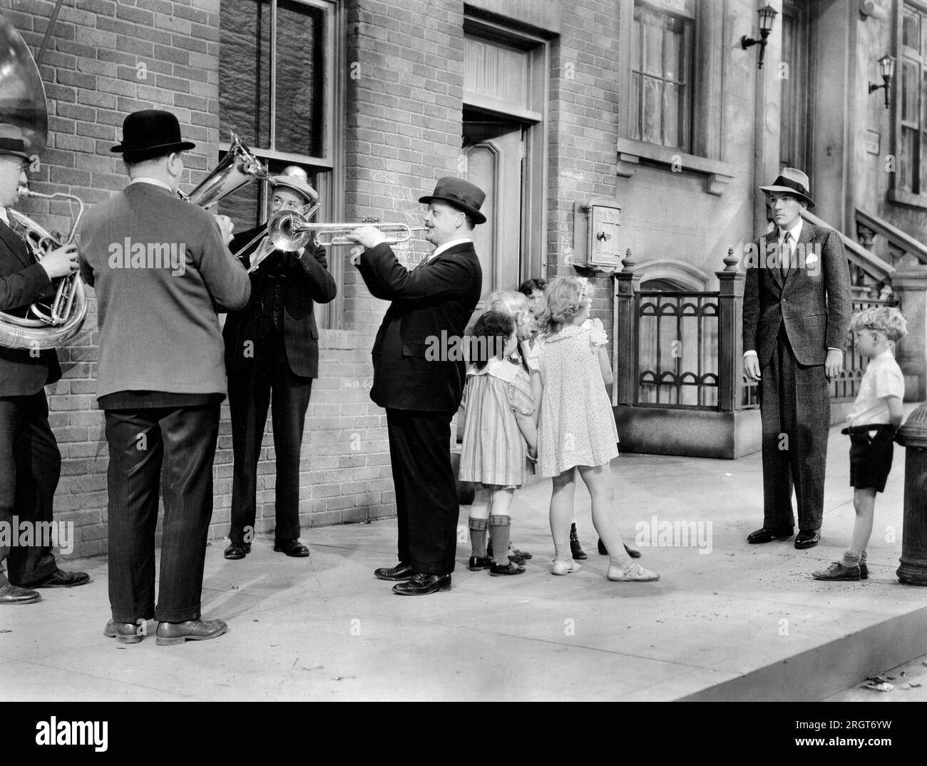 Noel Coward (far right), on-set of the Film, "The Scoundrel", Paramount ...
