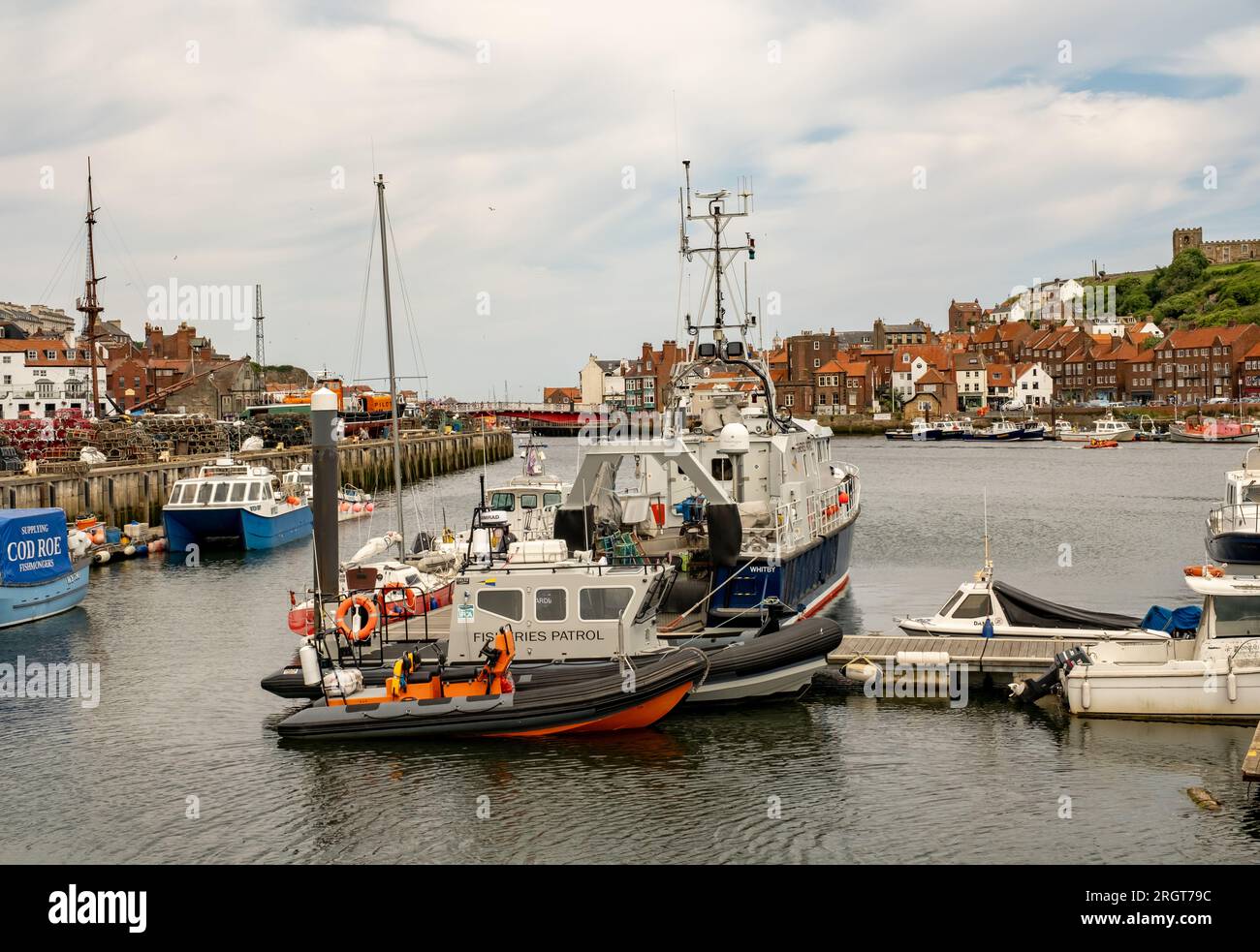 Whitby marina on the North Yorkshire coast Stock Photo - Alamy