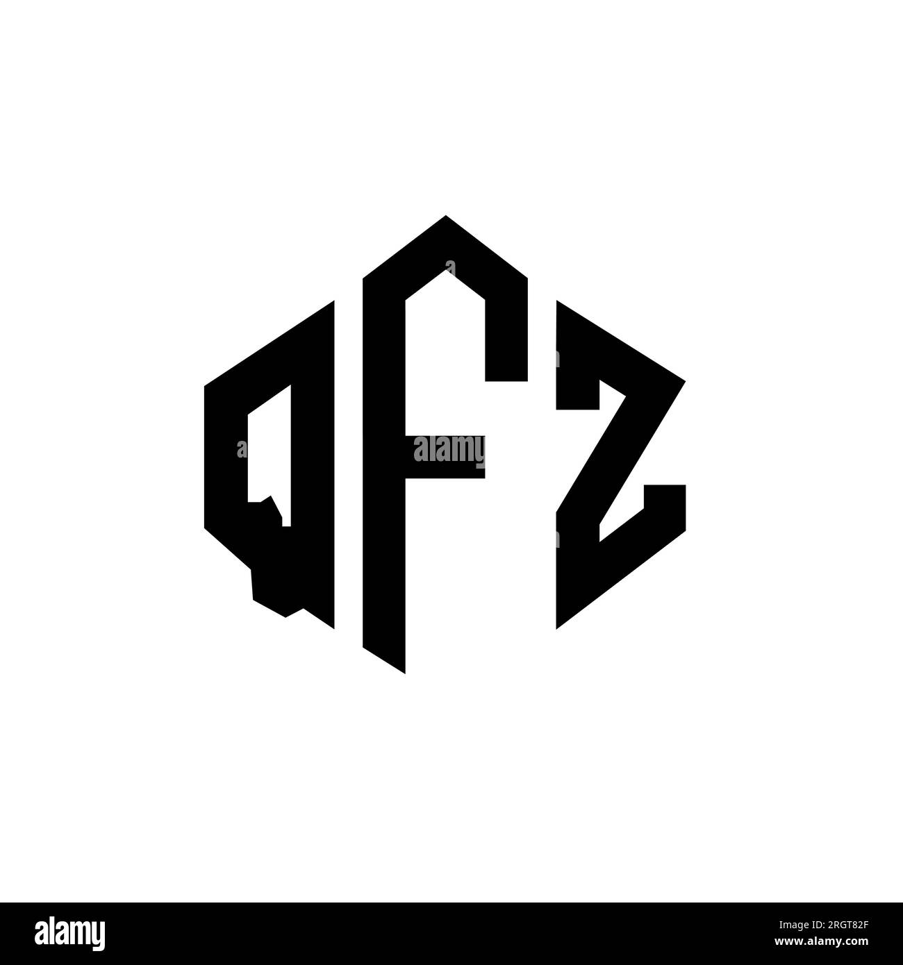 Qfz logo design hi-res stock photography and images - Alamy