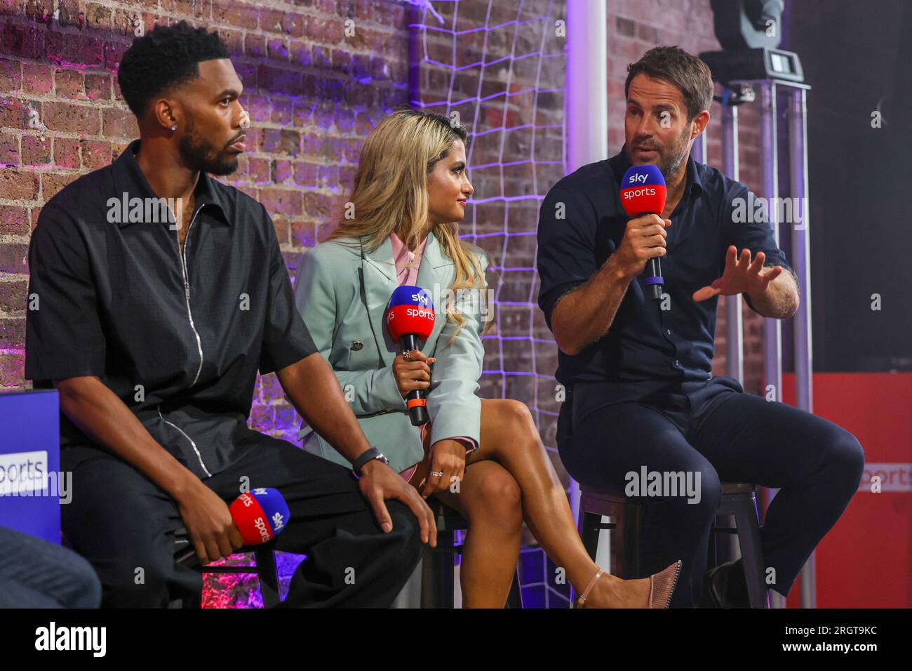 EDITORIAL USE ONLY (left to right) Daniel Sturridge, Melissa Reddy and ...