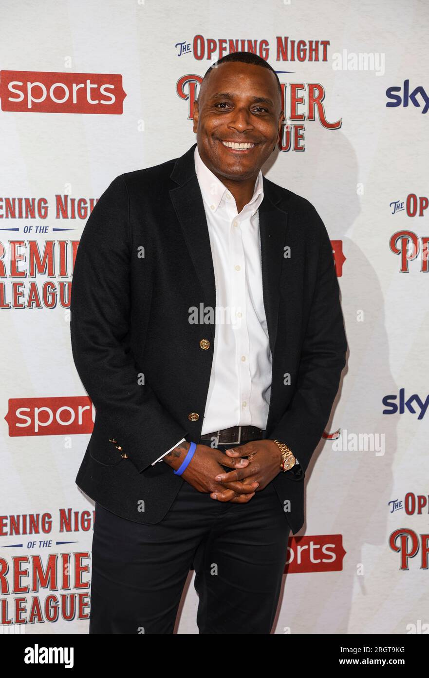 EDITORIAL USE ONLY Clinton Morrison attends Sky Sports' Opening Night ...
